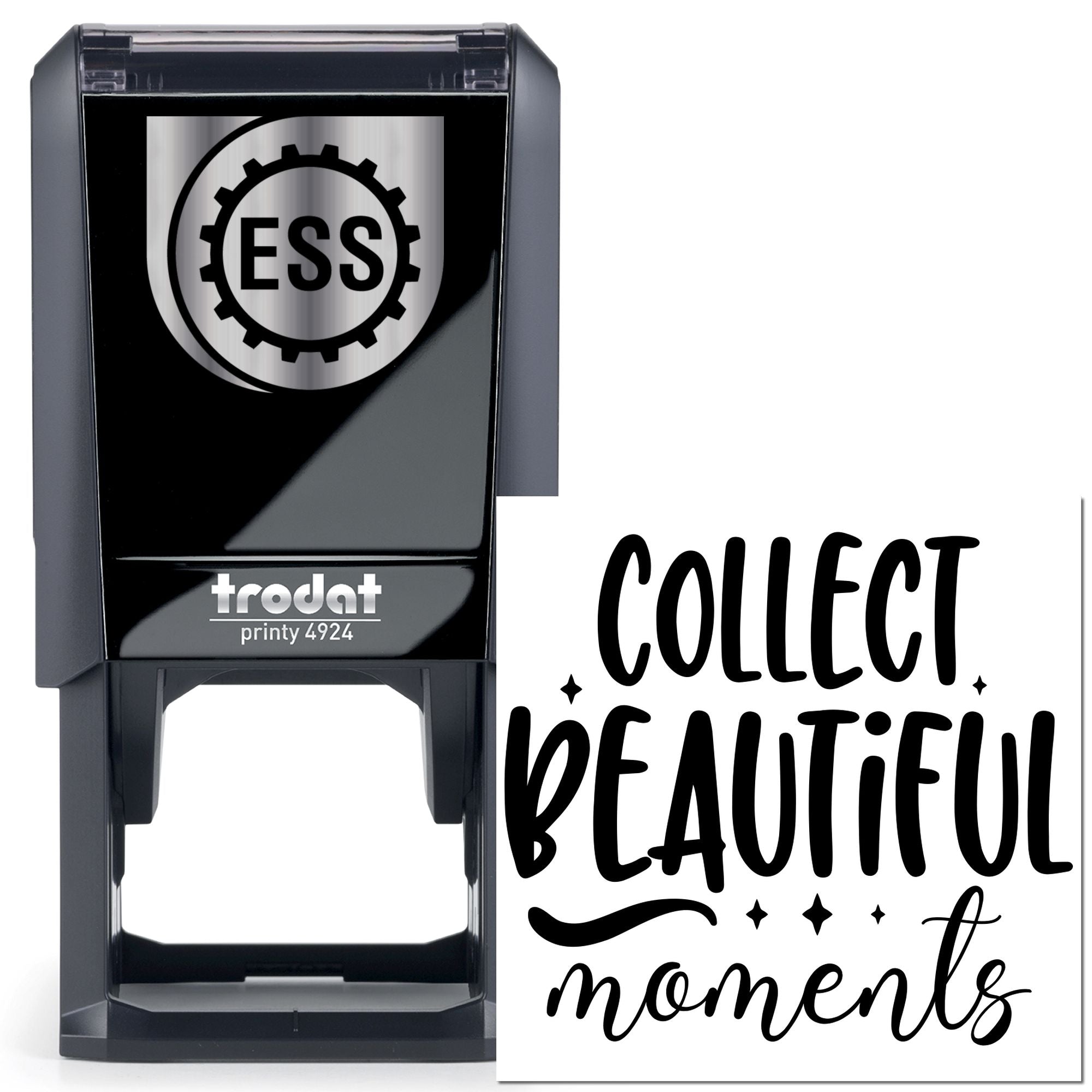 Self-Inking Mini Card Stamp - Beautiful Moments Branded Thank-You Stamp ...