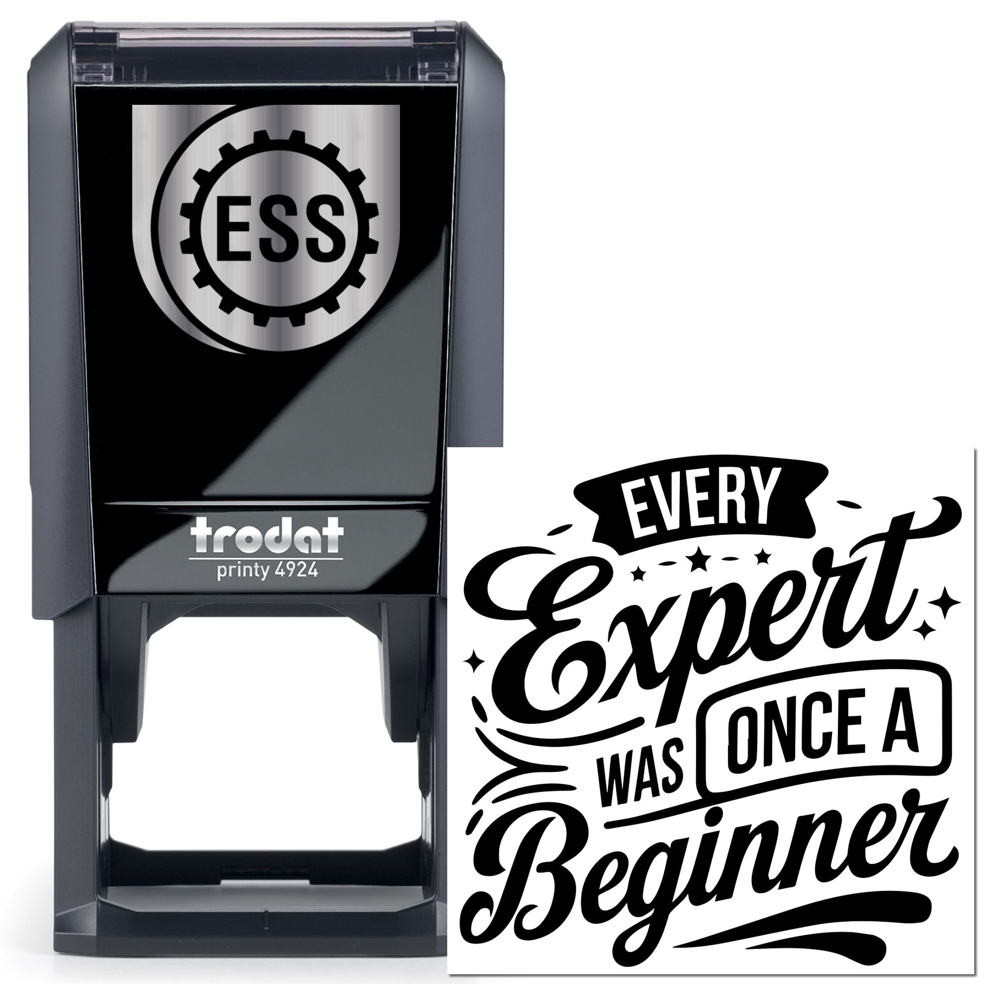 Self-Inking Beginner Expert Party Favor Stamp | Engineer Seal Stamps