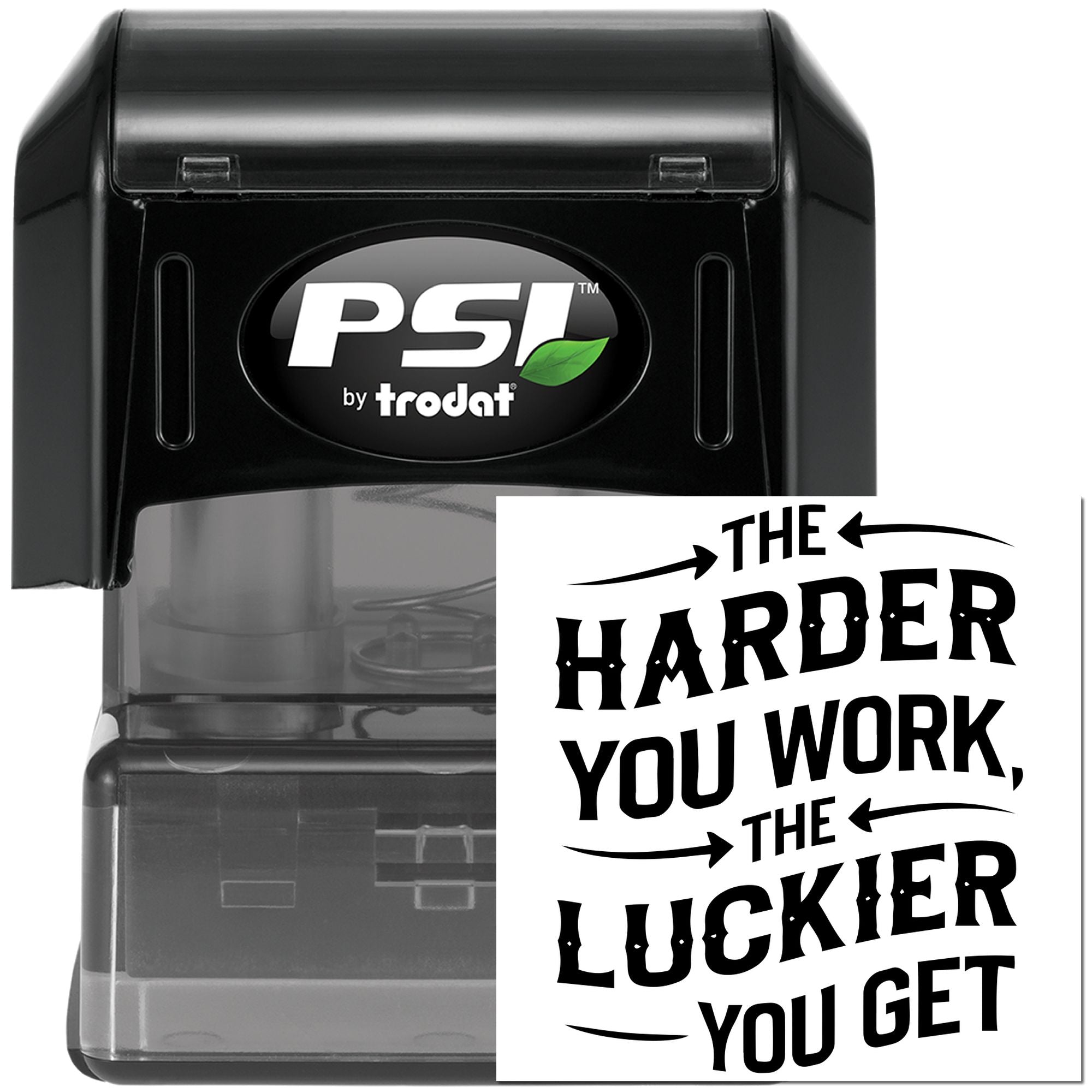 Pre-Inked Hard Work Pays Paper Craft Stamp | Engineer Seal Stamps