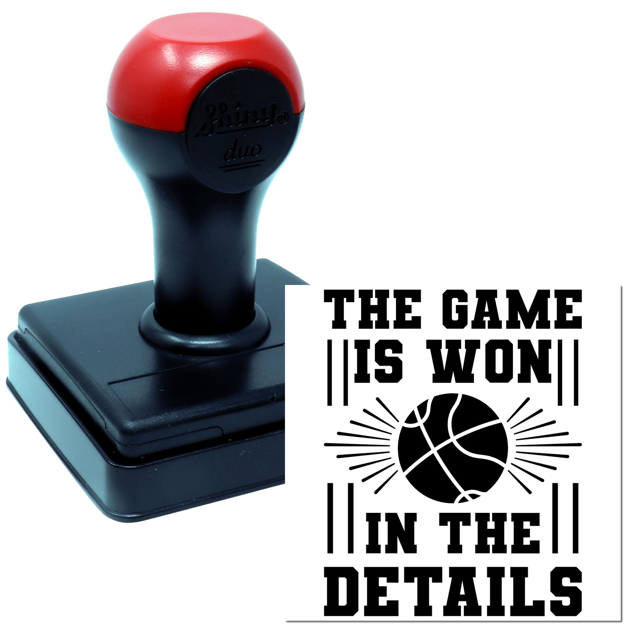 Winning Comes From Details Youth Basketball Coach Stamp, Sports-Themed ...