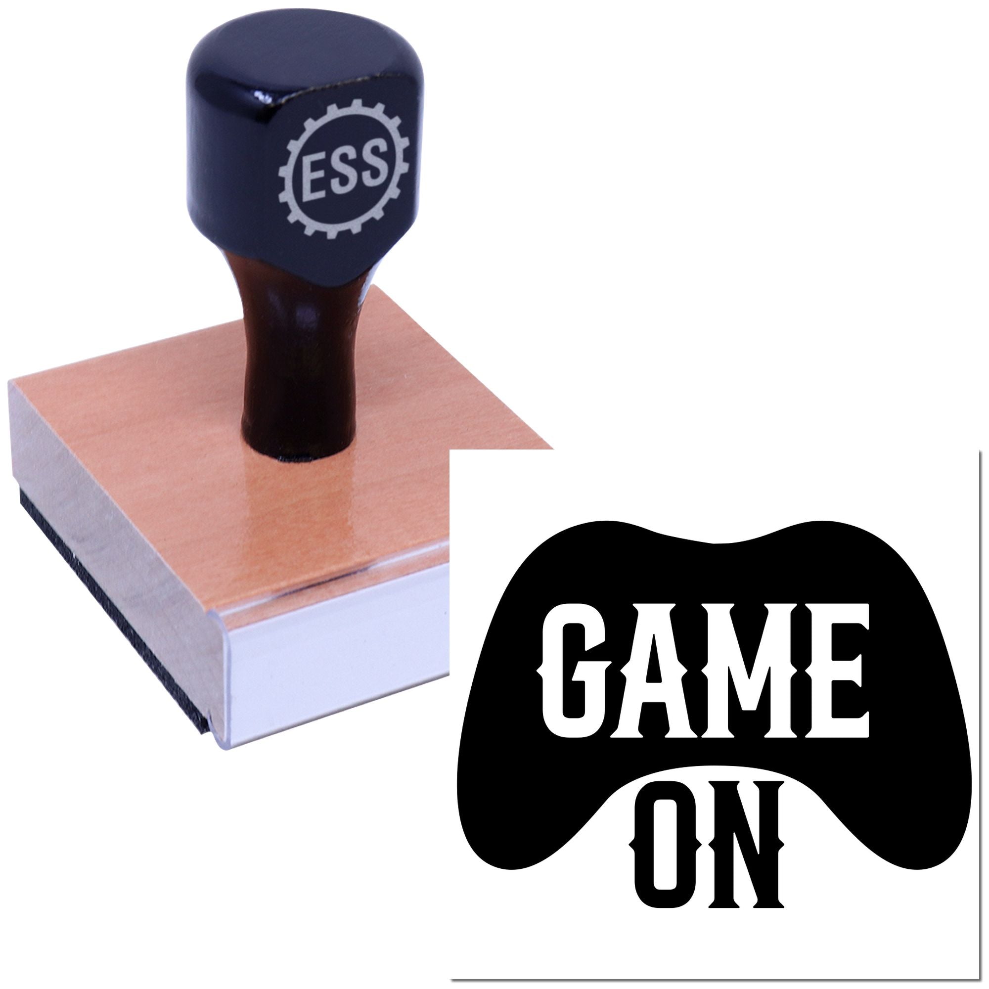 Game On Controller Cardmaking Rubber Stamp | Engineer Seal Stamps