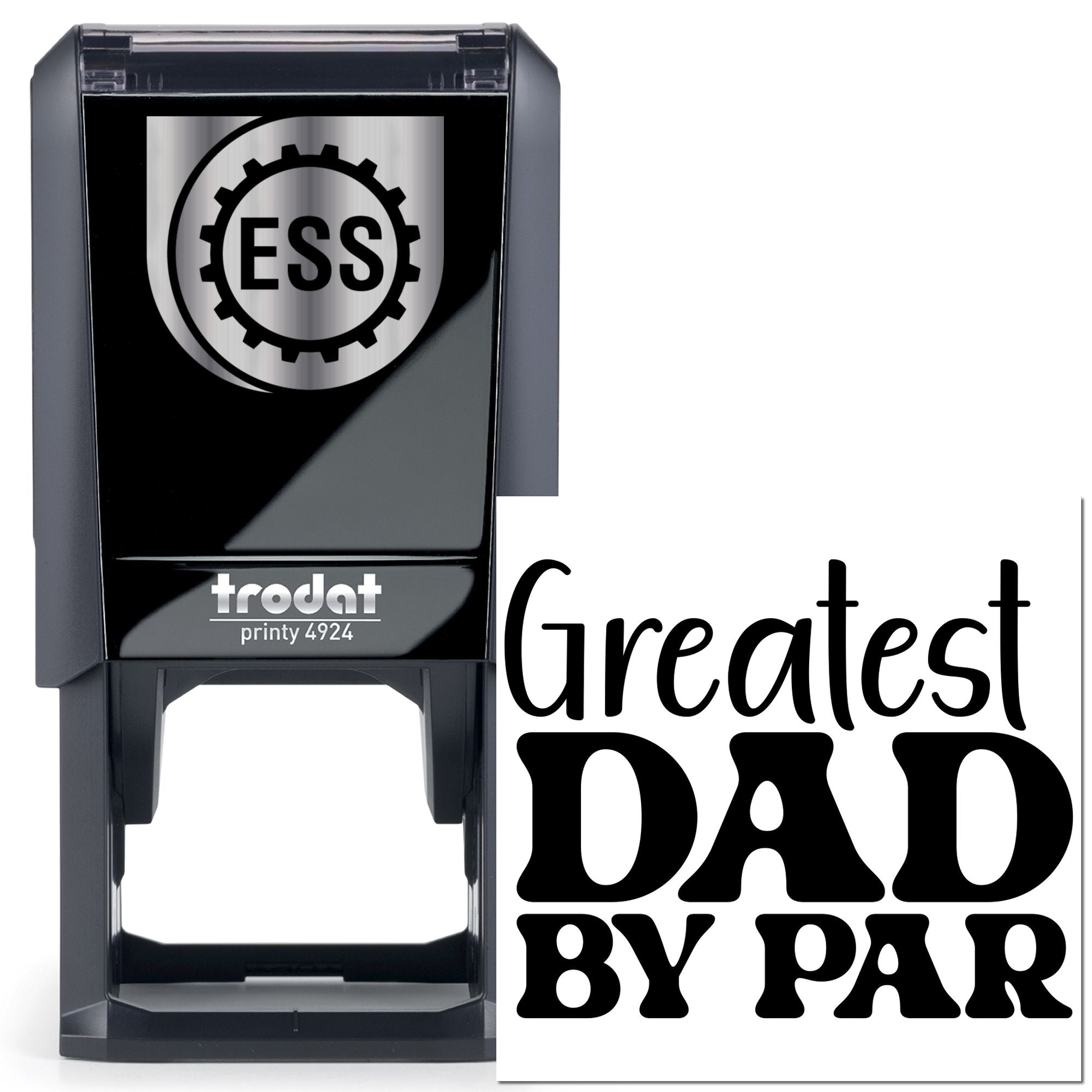 Self-Inking Greatest Dad Scrapbook Stamp for Kids Handmade Father's Day ...