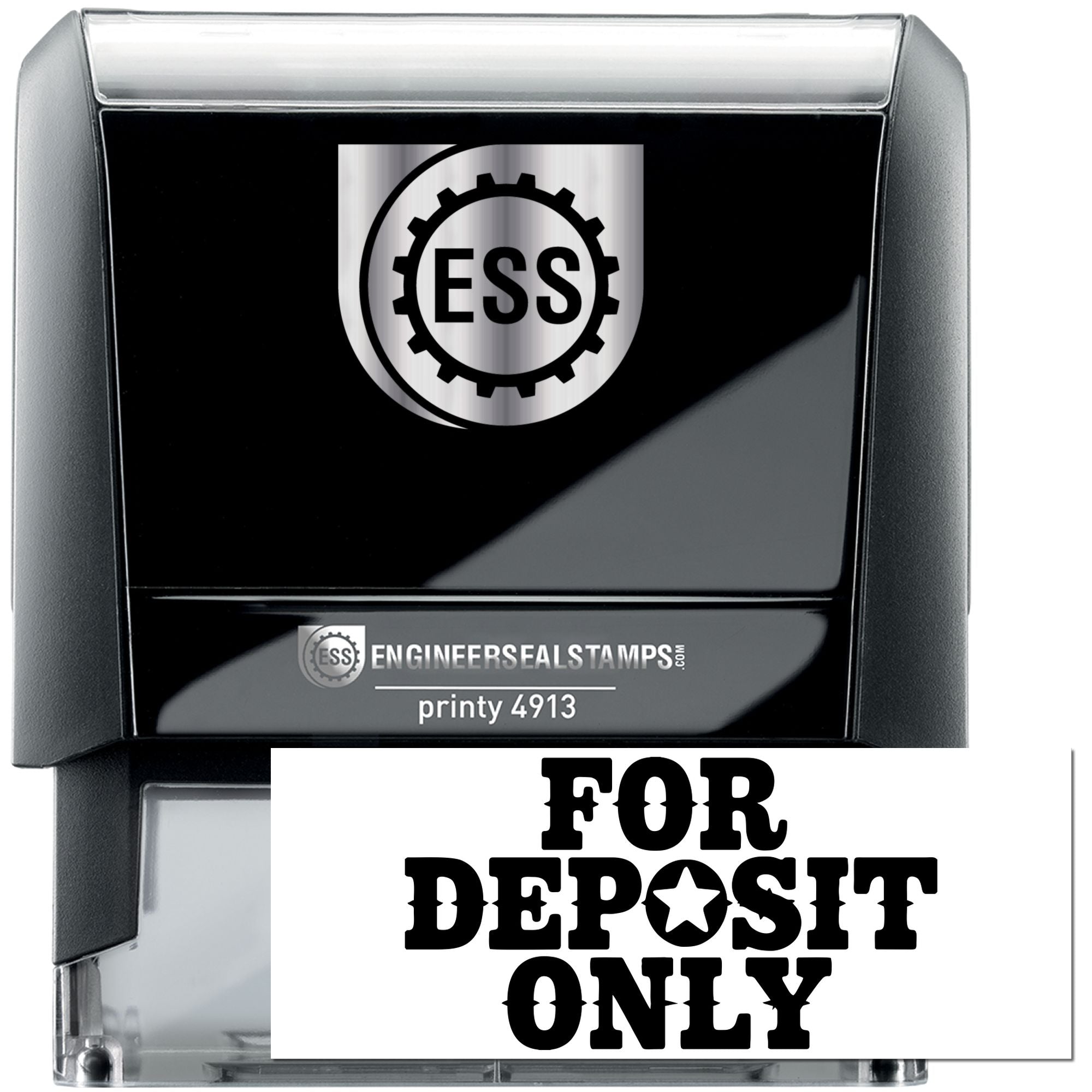 Custom For Deposit Only Stamp, Self-Inking Deposit Stamp for Checks ...