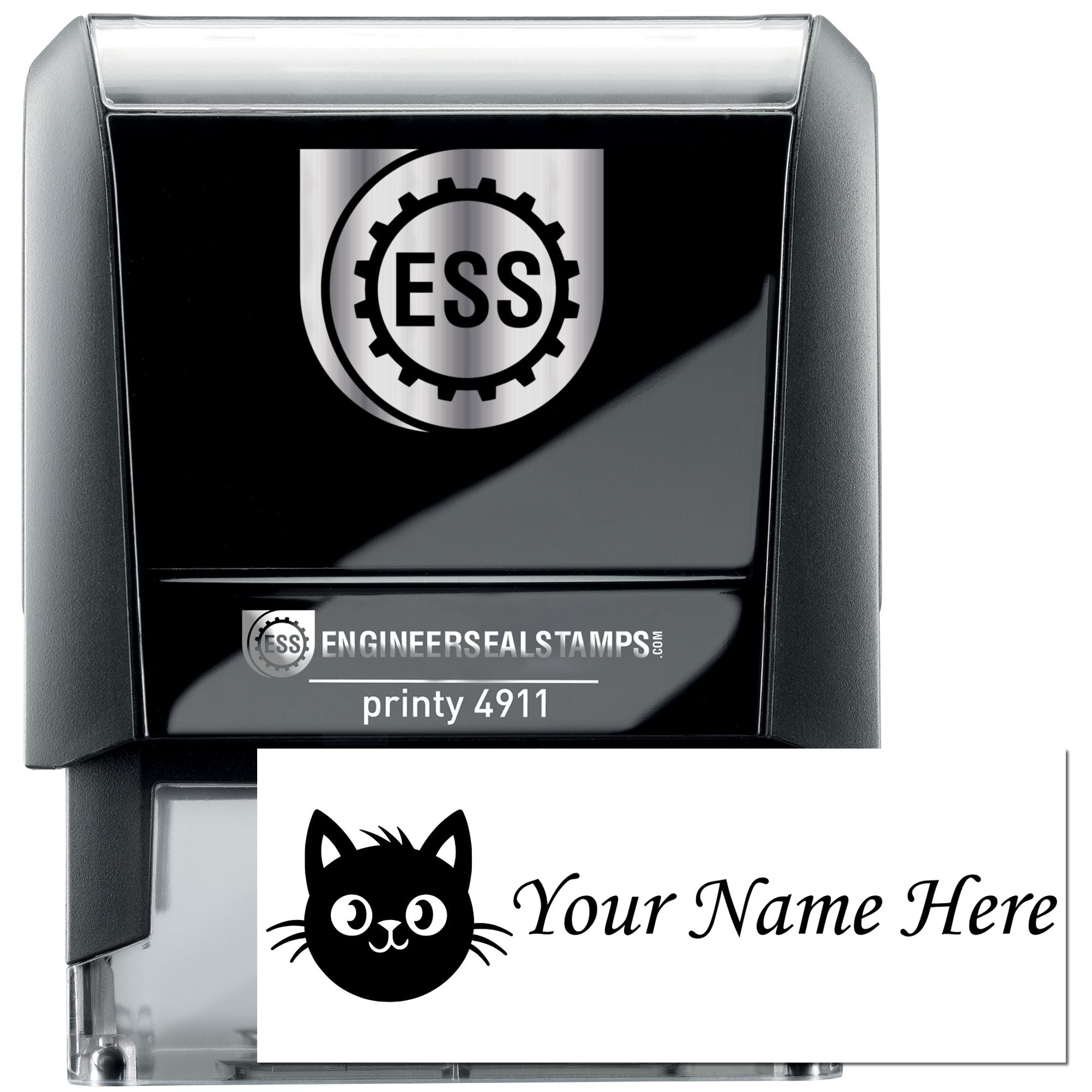 Customizable Signature Stamp | Self-Inking Mechanic's Name Stamper ...