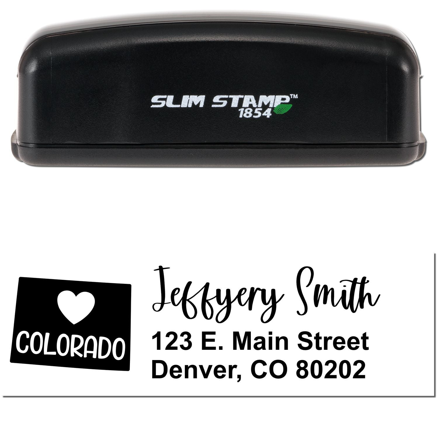 Personalized Slim Colorado Address Stamp for Envelopes - Fast Delivery ...