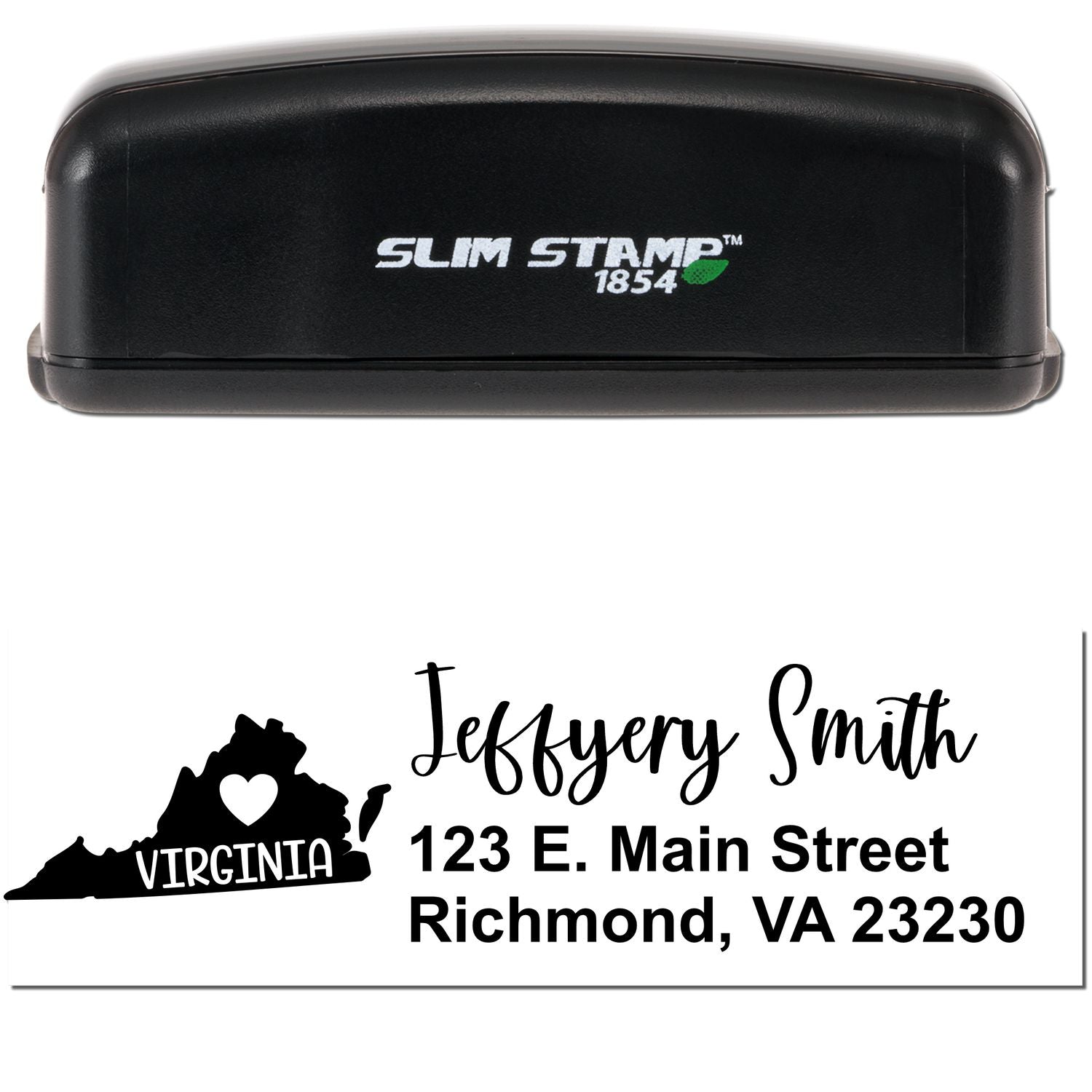 Slim Virginia Custom Address Stamp for Envelopes - Handmade & Fast ...