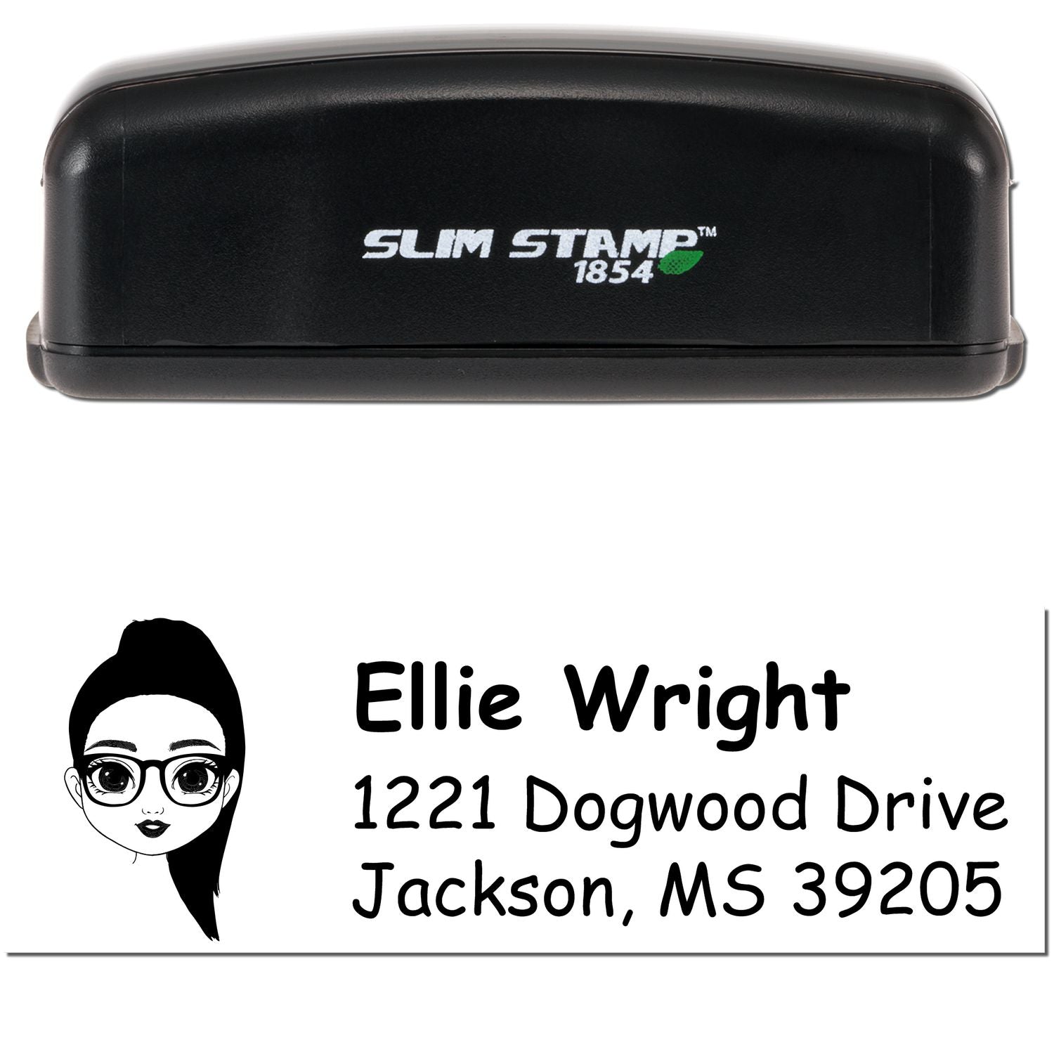 Customize Address Return Stamper - Ms Ellie Bitmoji Pre-Inked ...