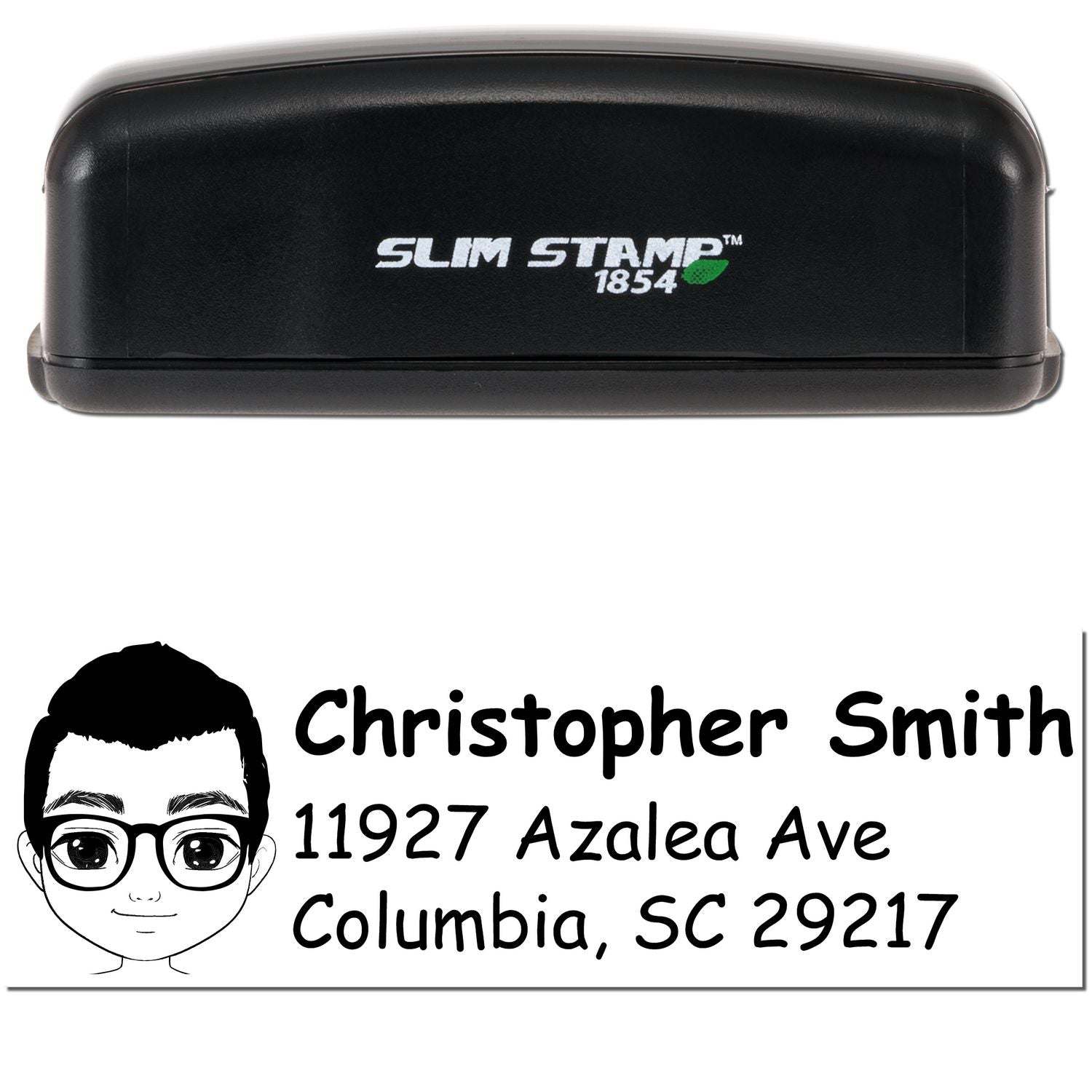 Personalized Bitmoji Address Stamp | Customize Mail Stamper for ...