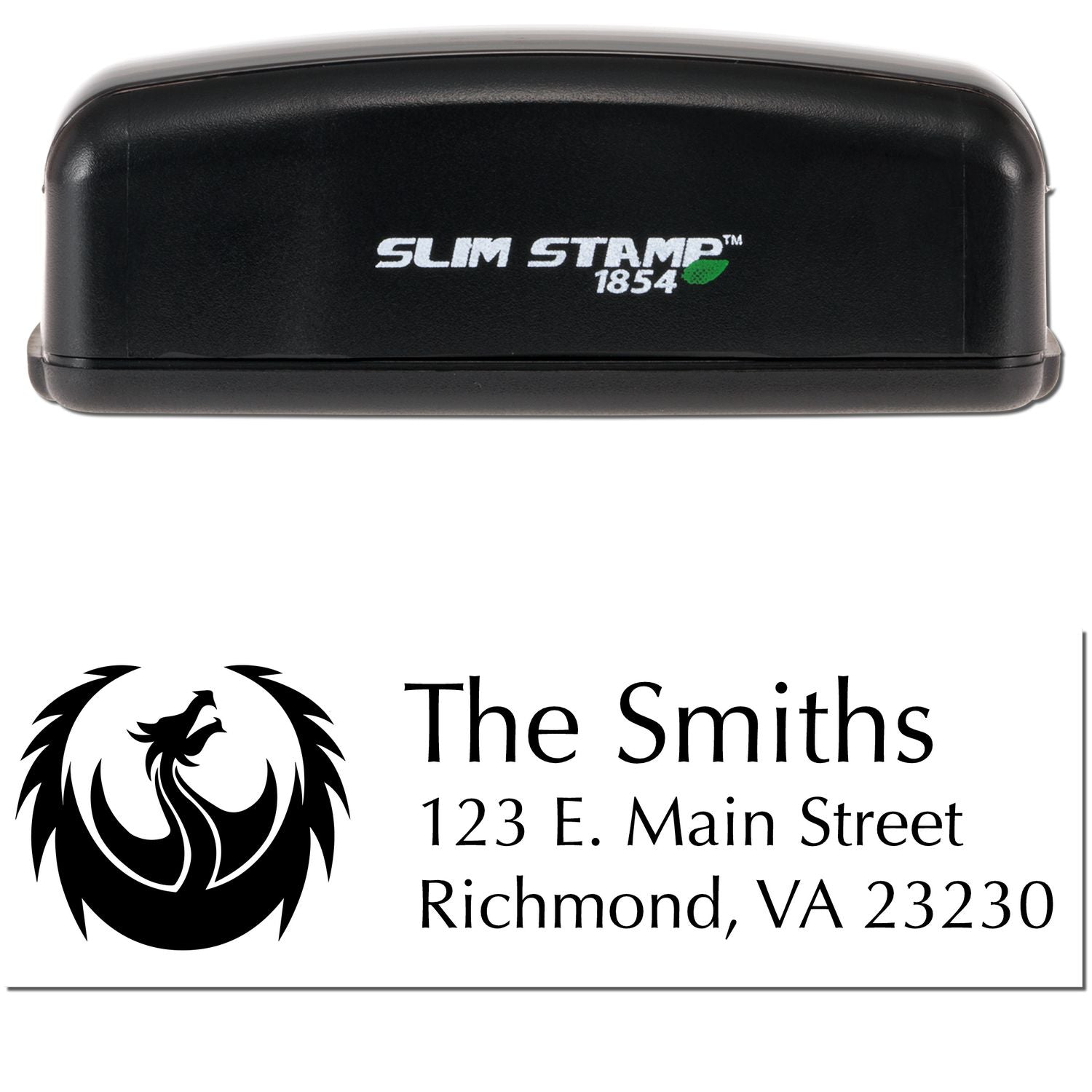 Custom Slim Venom Dragon Address Stamp | Handmade Mail Stamper for RPG Fans
