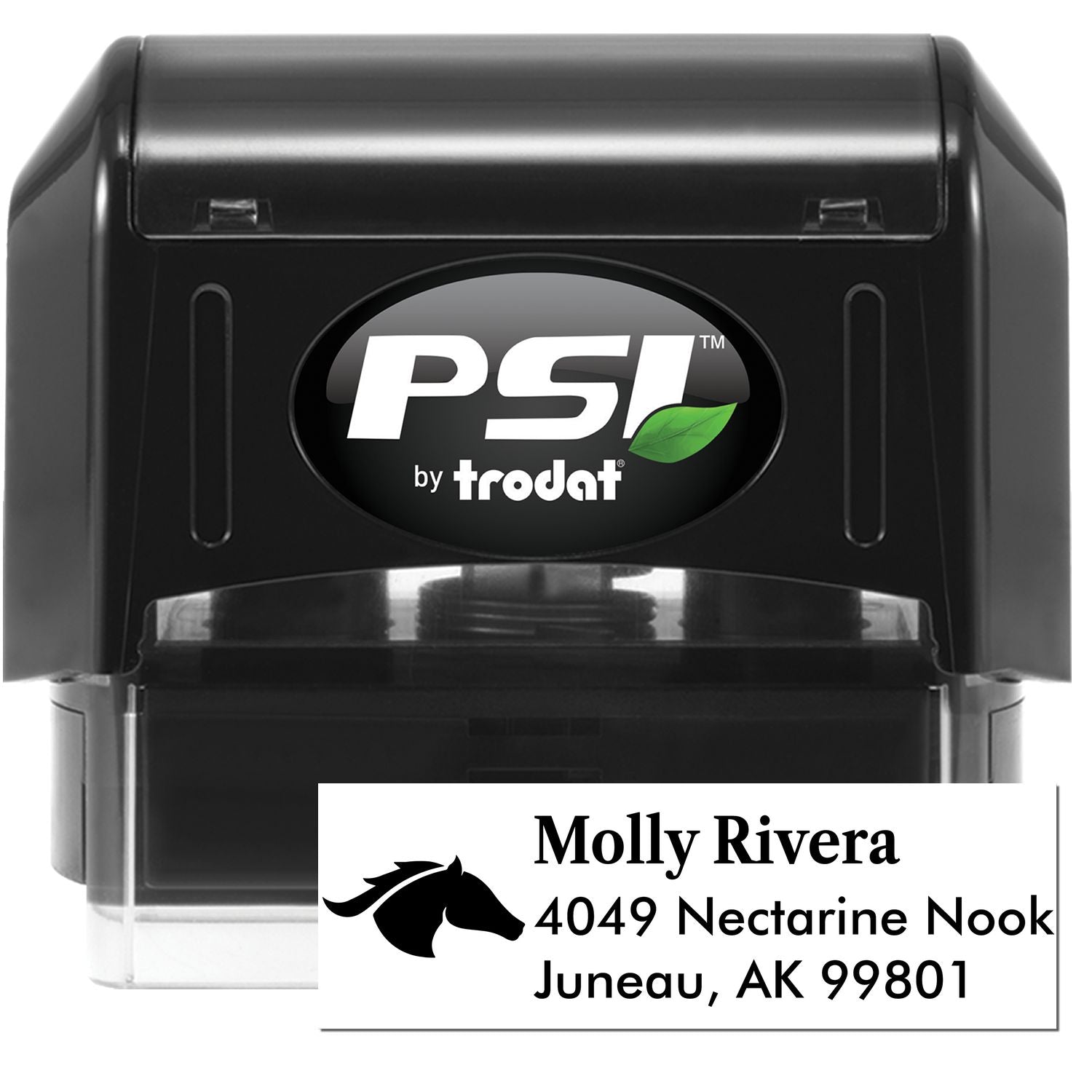 Custom Ruby Red Steed Address Stamp - Handmade Mail Stamper for Farmers ...