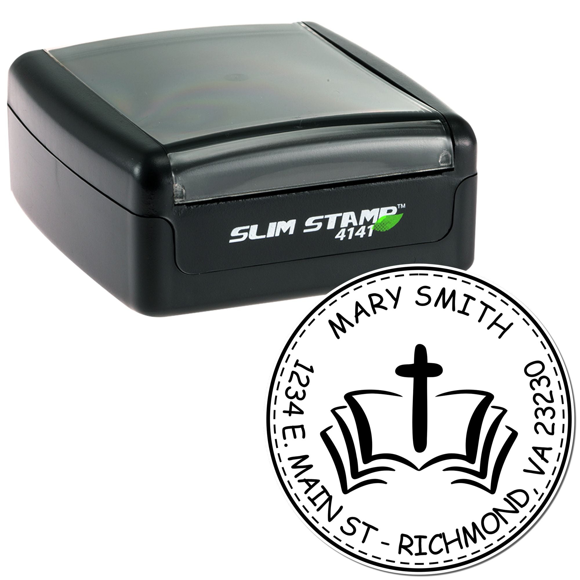 Custom Made Mail Stamper | Portable Pre-Inked Faith Return Address ...