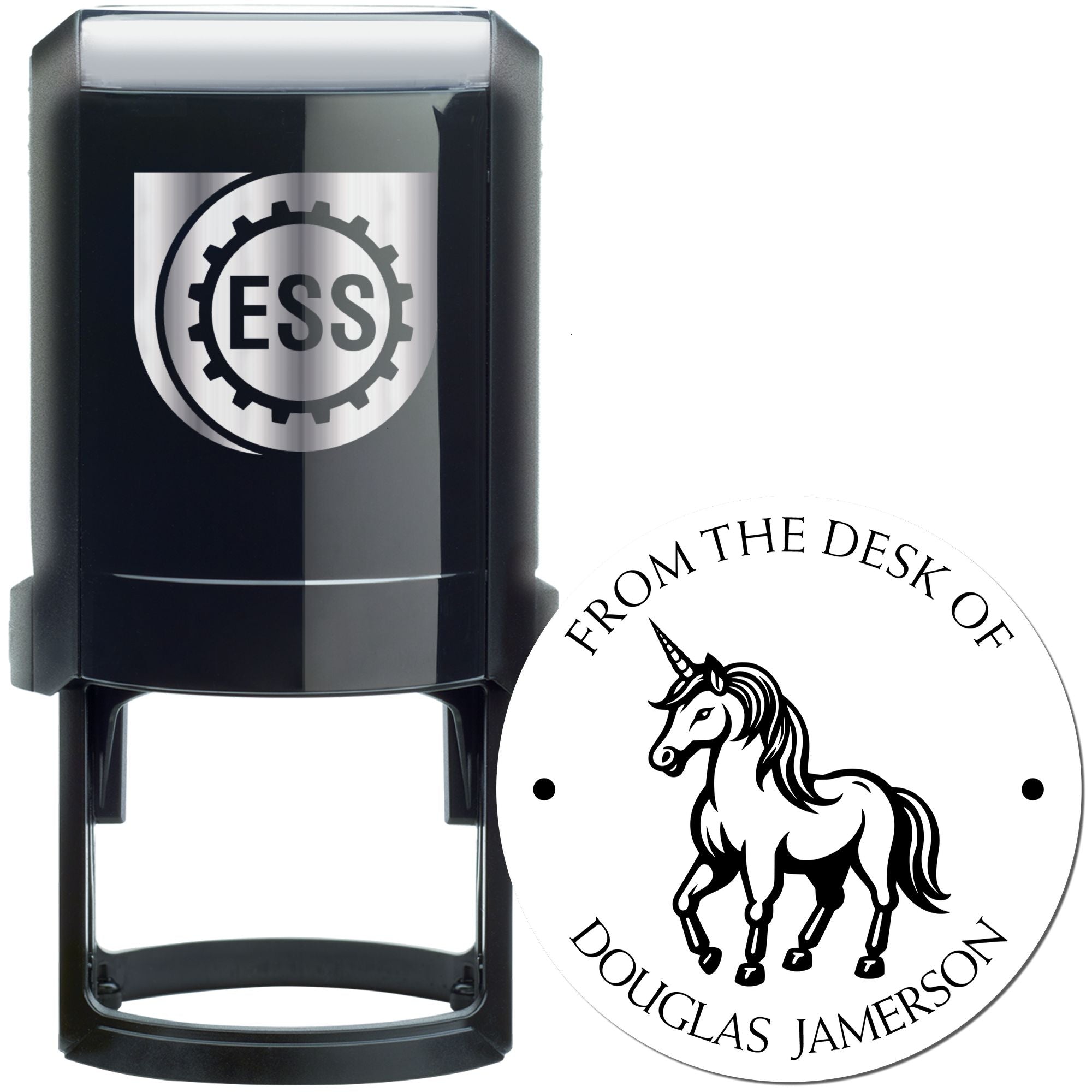 Personalized Unicorn Library Stamp | Custom This Book Belongs To Self ...