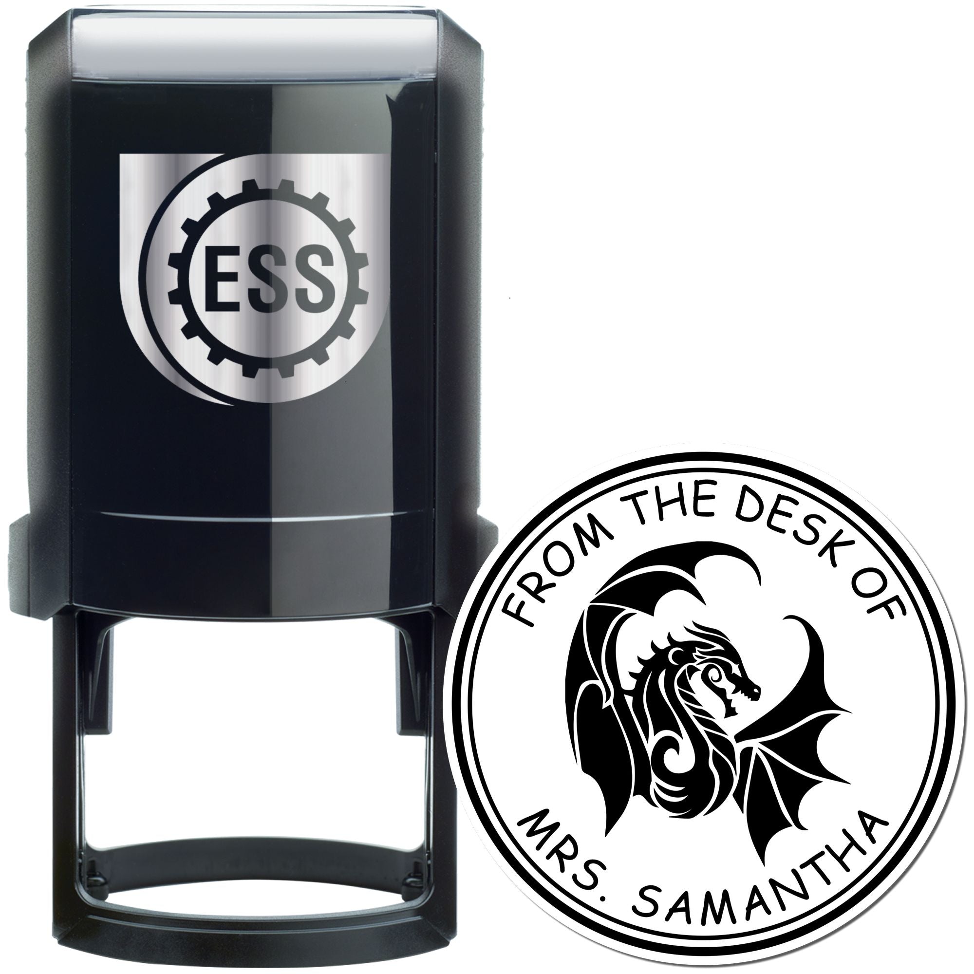 Customized D&D Spell Resistance Library Bookplate Stamper ...