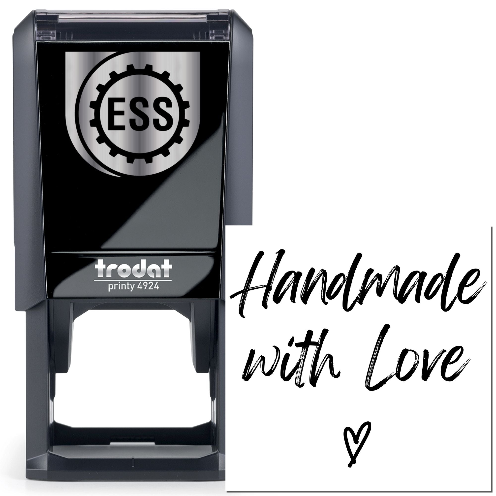 Custom DIY Stamp for Handmade Products | Personalized Made By Me Stamp ...