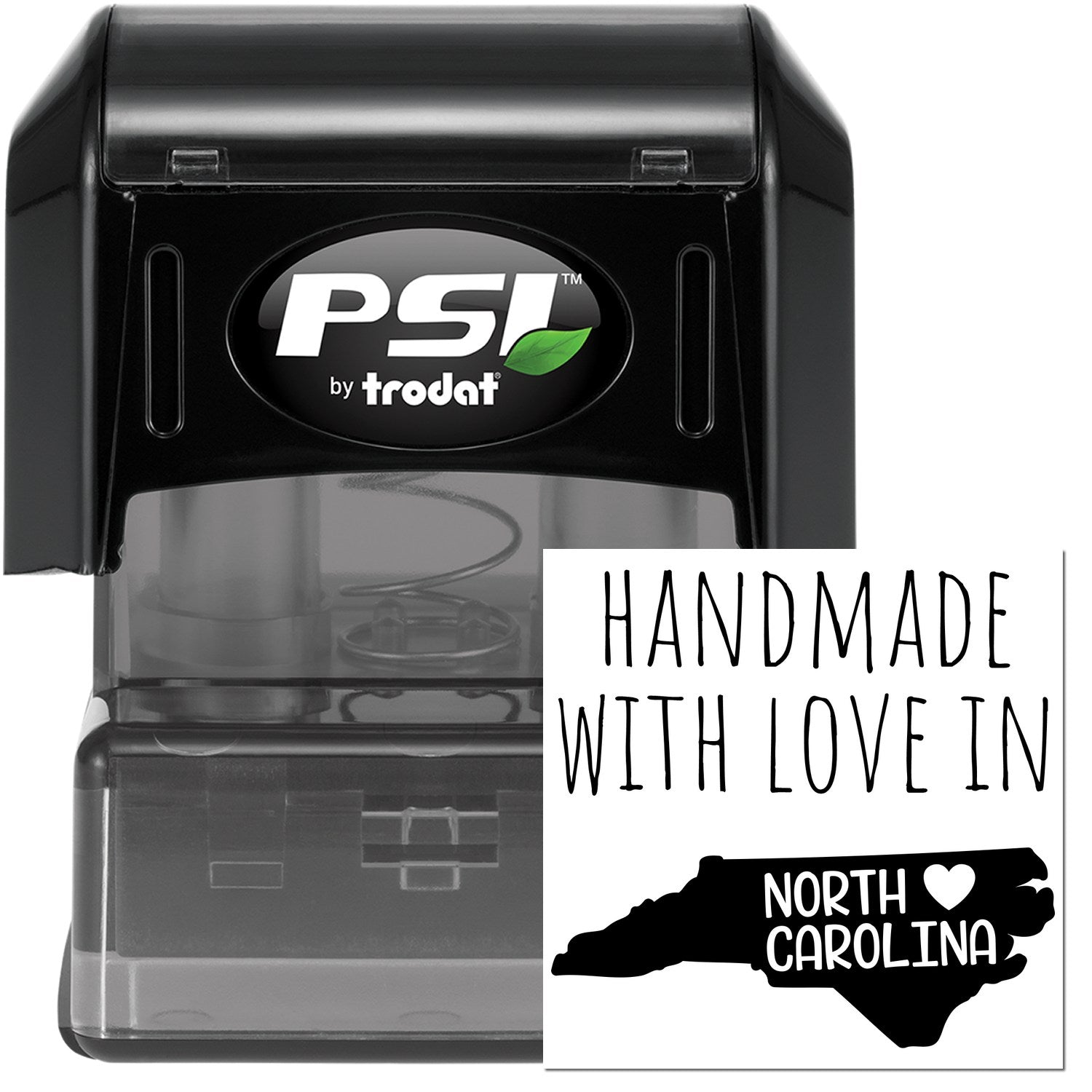 Handmade with Love in North Carolina Stamp - Perfect for Crafters ...