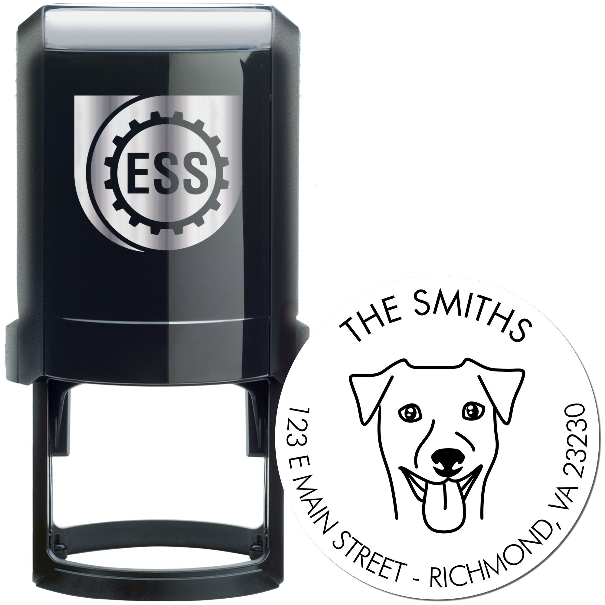 Customized Rhodesian Ridgeback Address Stamp - Self-Inking Rubber Stamp ...