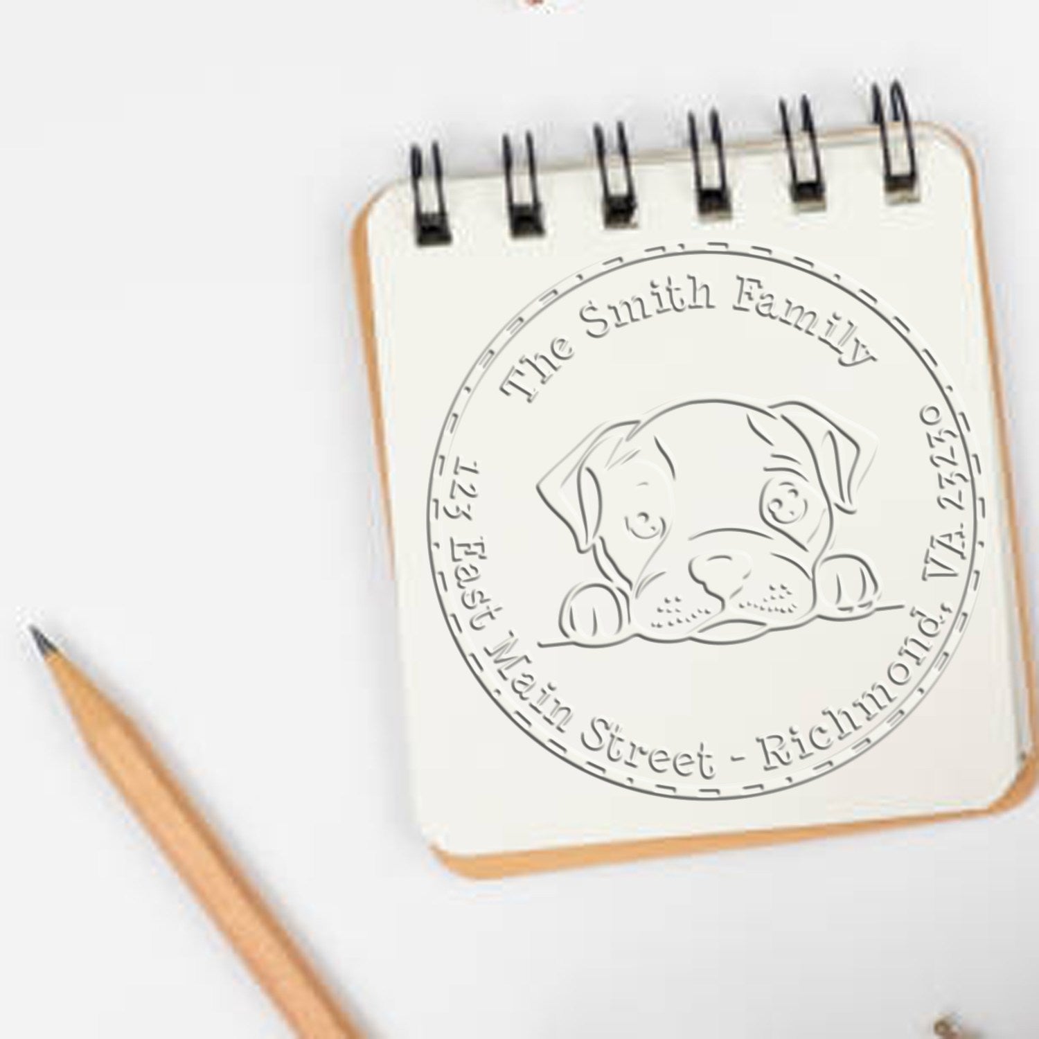 Personalized Hybrid American Staffordshire Terrier Address Seal ...