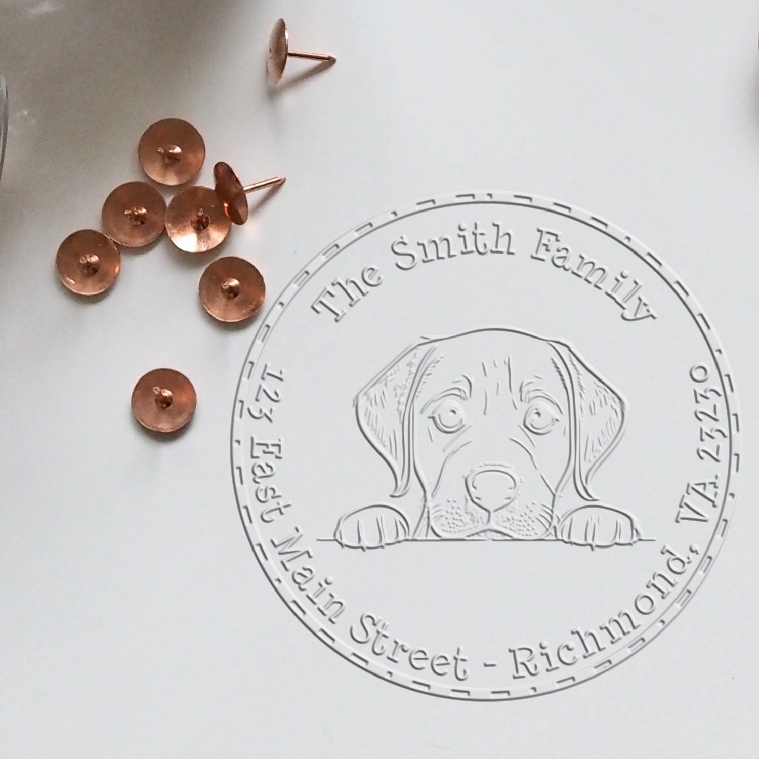 Personalized Hybrid Labrador Retriever Custom Mail Seal Embosser - High ...