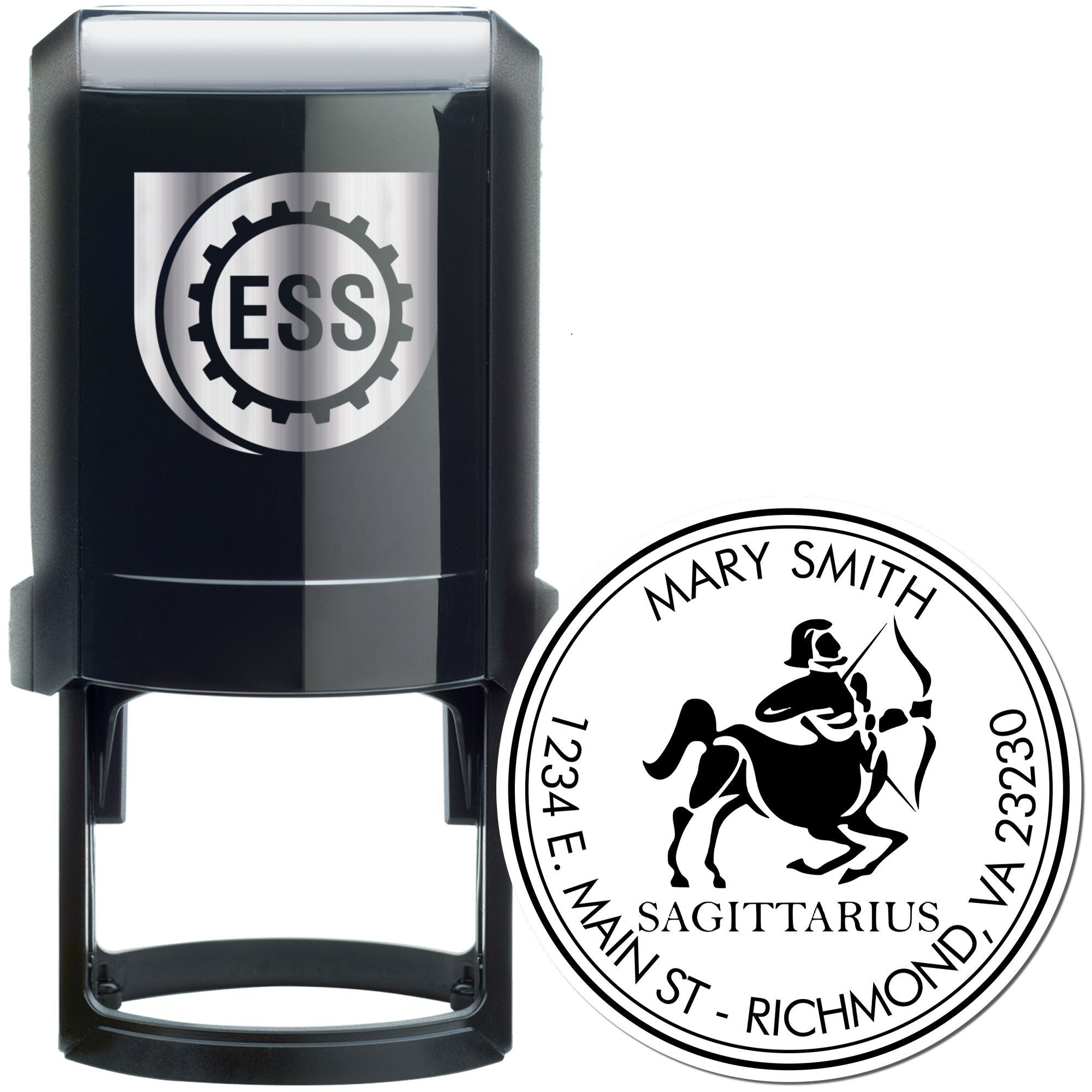 Personalized Sagittarius Zodiac Custom Envelope Stamp – Self-Inking ...