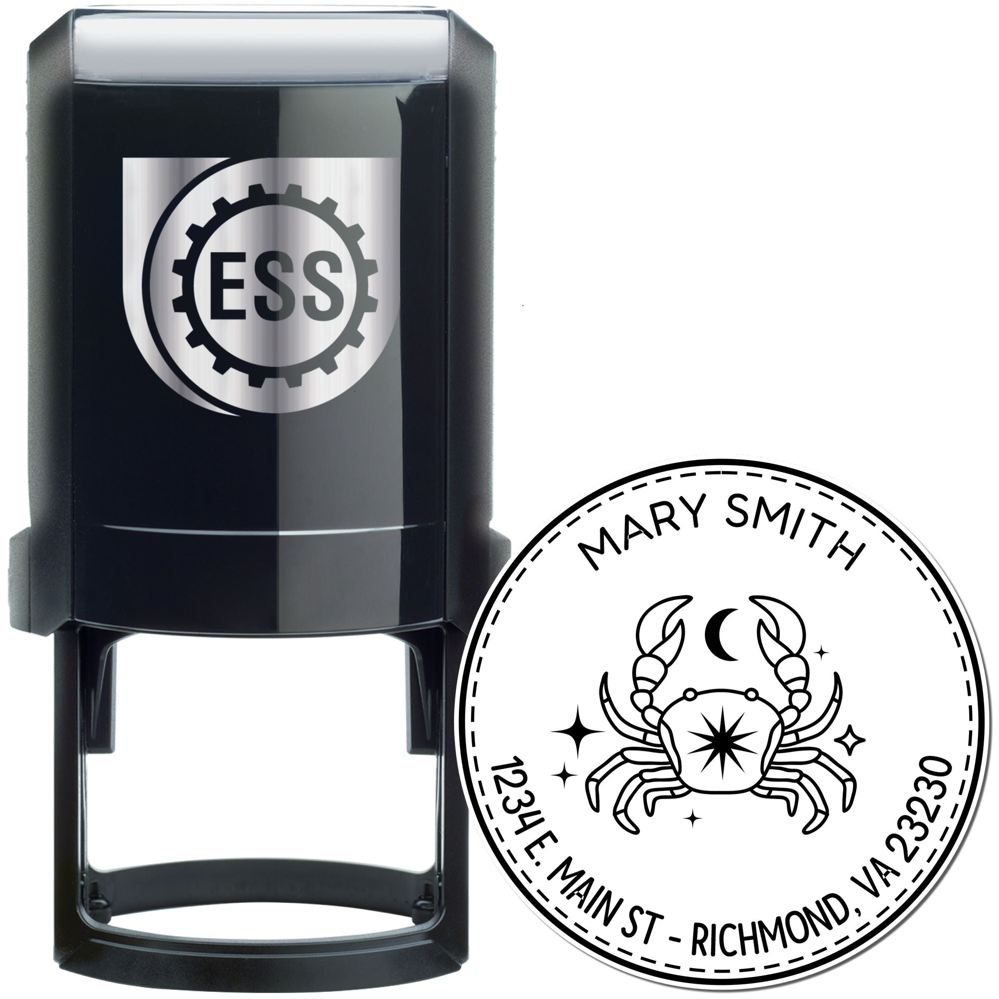 Personalized Envelope Stamp, Custom Made Envelope Stamp for Cancer ...