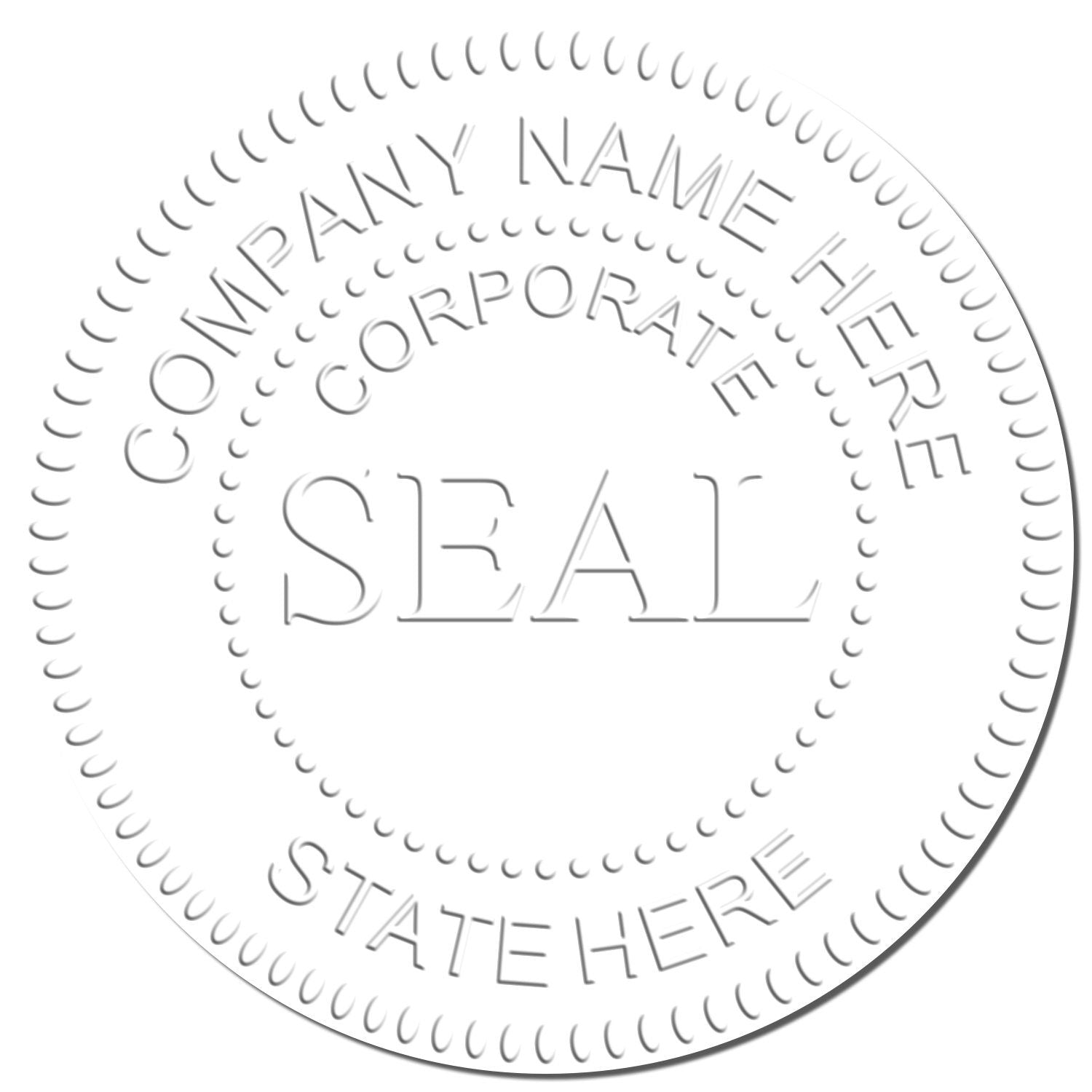 Custom Handheld Corporate Seal - Business Authentication Seal & Custom ...