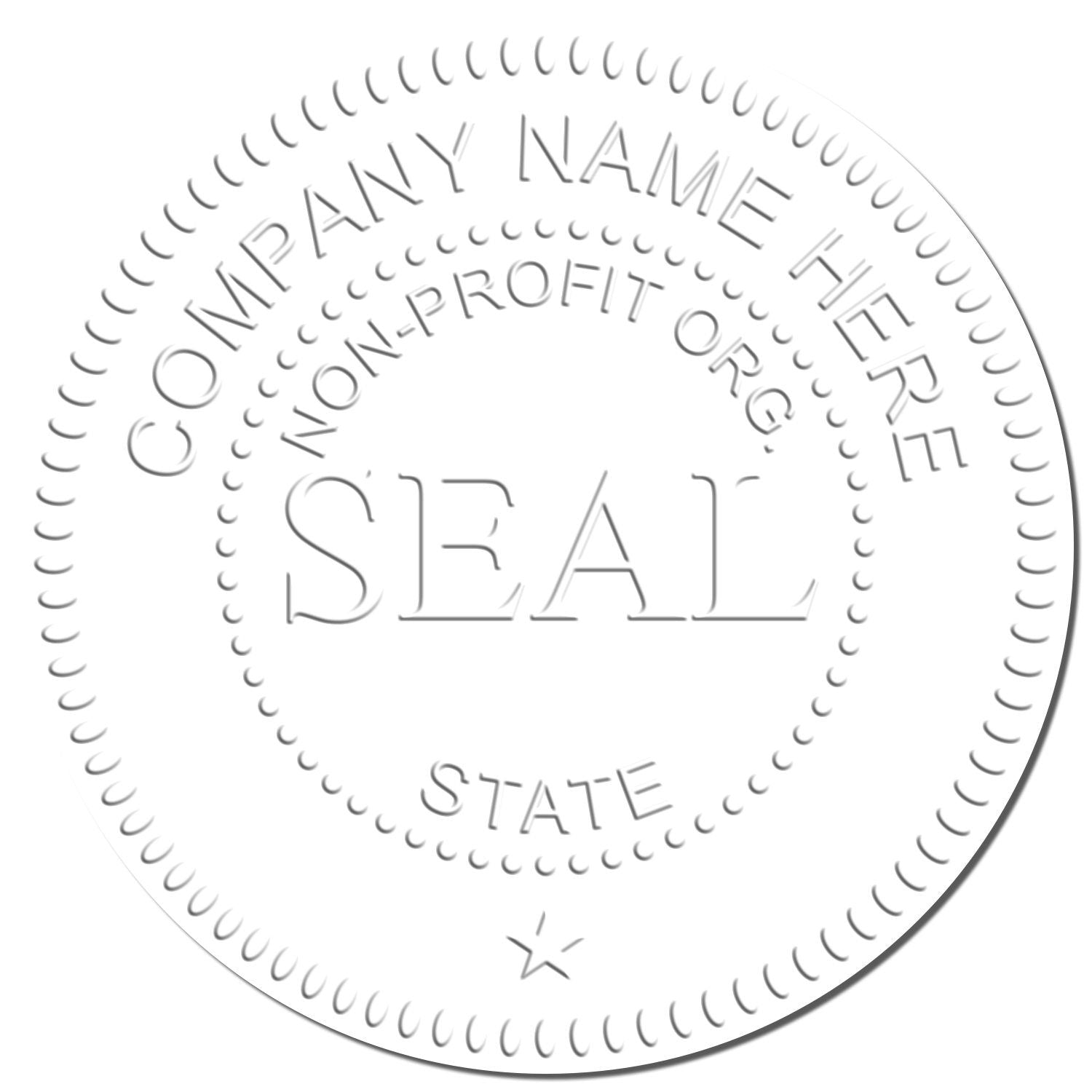 Handheld Non-Profit Organzation Seal | Engineer Seal Stamps