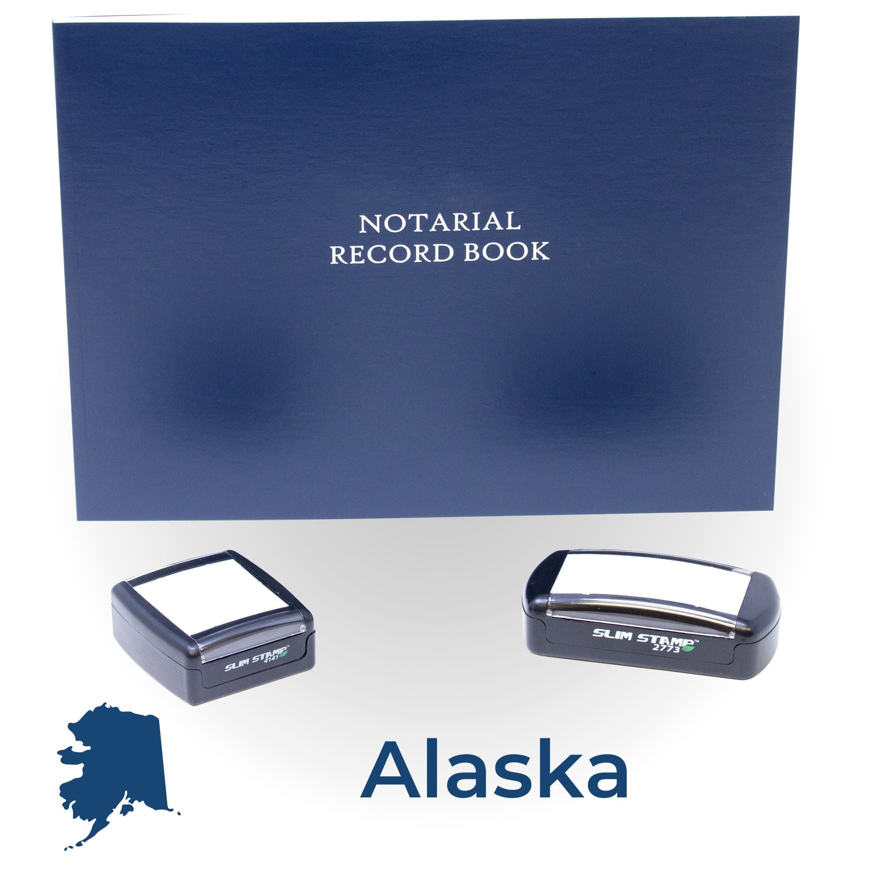 Complete AK Notary Kit with Slim Stamps - Essential Notary Public Seal ...