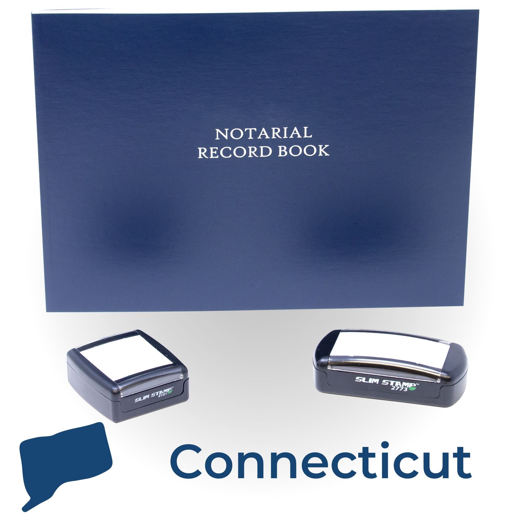 Complete CT Notary Kit with Slim Stamps - Essential Notary Public Seal ...