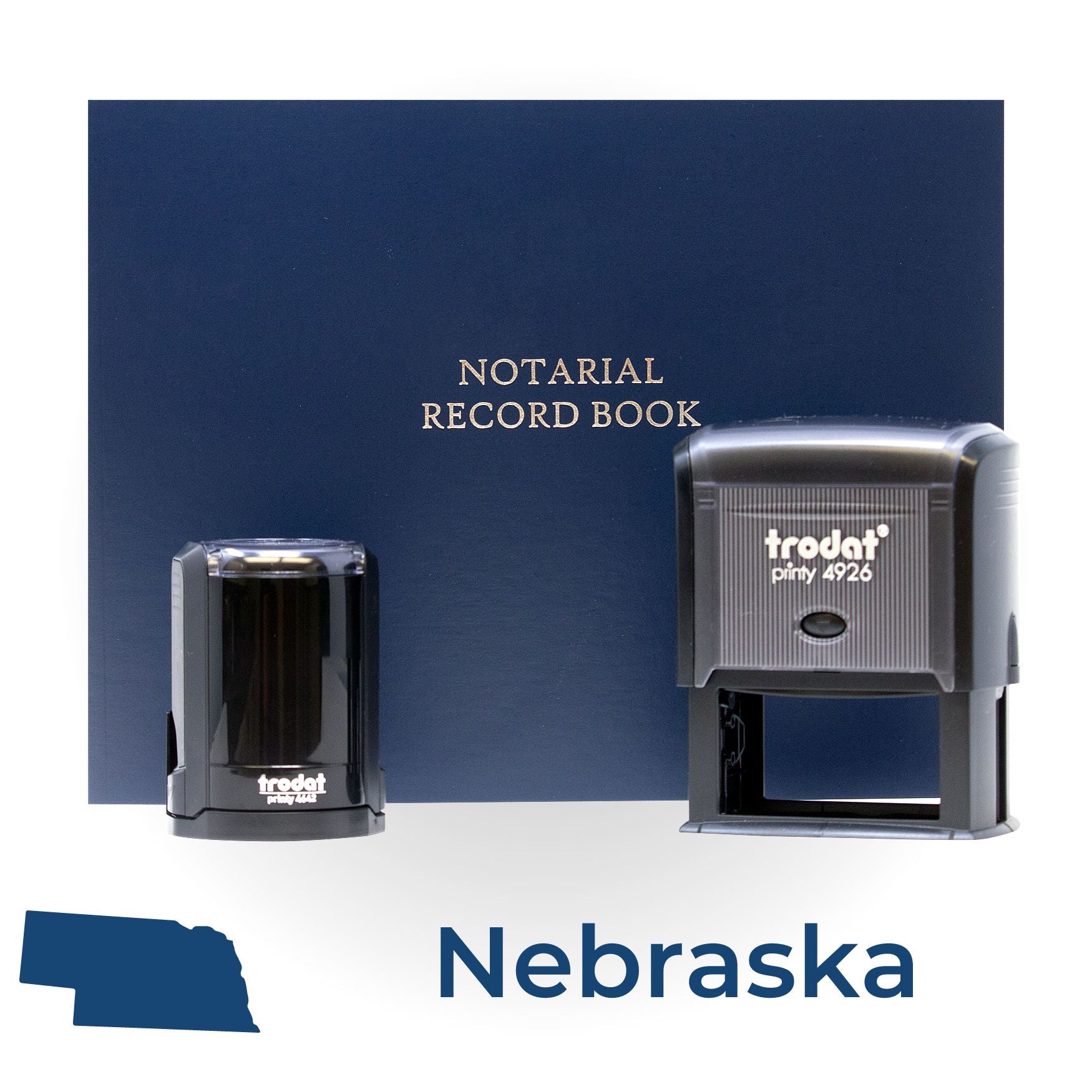 Nebraska Notary Public Stamp Kit - Self Inking Notary Supplies for NE ...