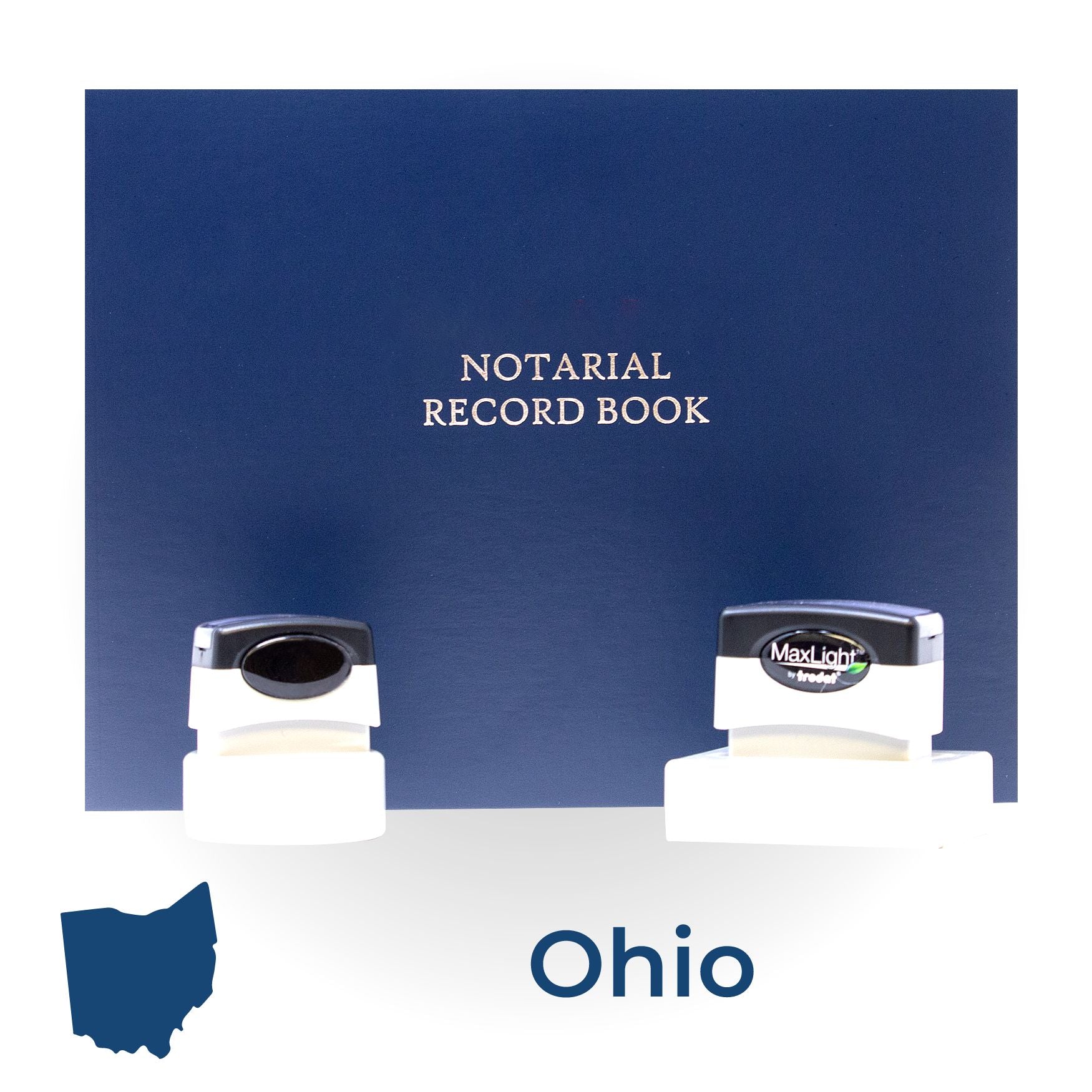 Ohio Notary Stamp Kit - MaxLight Notary Stamp Kit OH for Notary Public