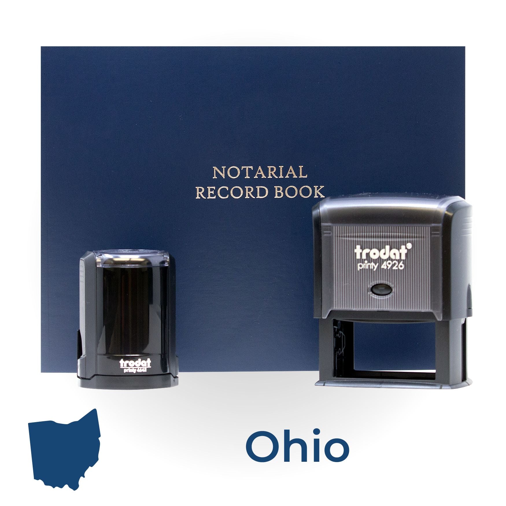 Ohio Notary Public Stamp Kit - Self Inking Notary Supplies for Ohio ...
