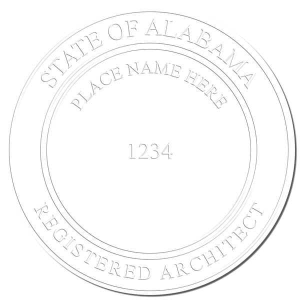 State of Alabama Long Reach Architectural Embossing Seal