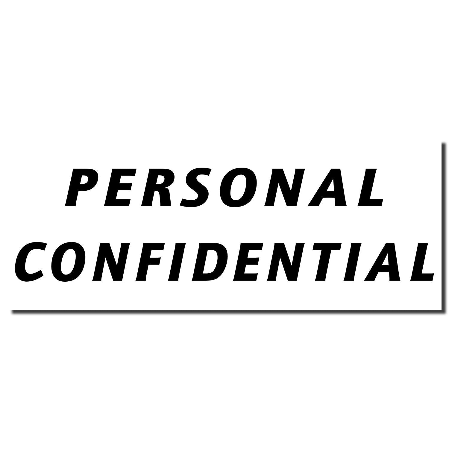 Self-Inking Italic Personal Confidential Stamp | Perfect for ...