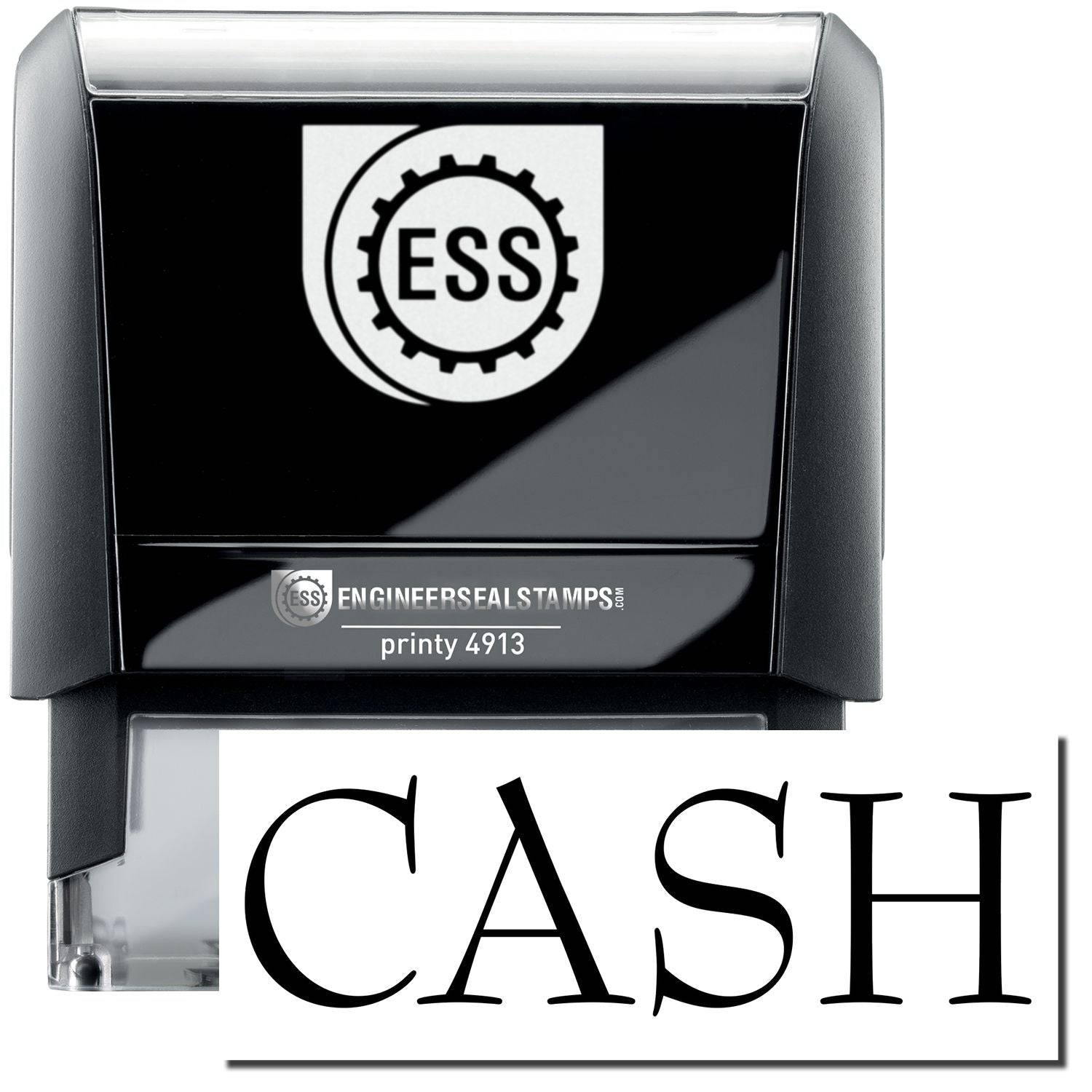 Large Self-Inking Cash Stamp | Engineer Seal Stamps