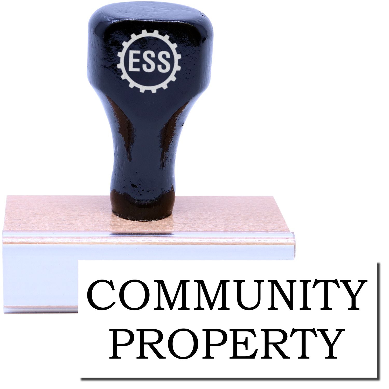 Large Community Property Rubber Stamp | Engineer Seal Stamps
