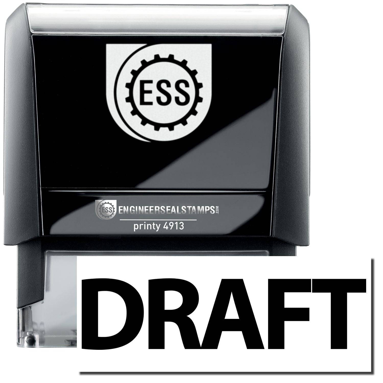 Large Self-Inking Bold Draft Stamp | Engineer Seal Stamps
