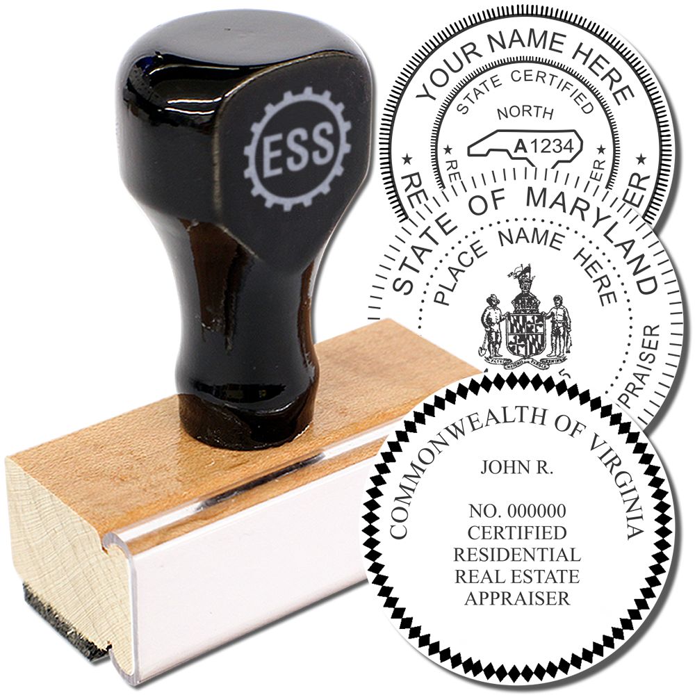 Real Estate Appraiser Regular Rubber Stamp of Seal | ESS