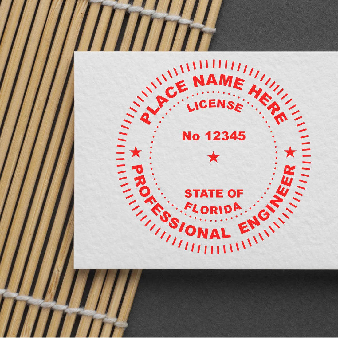 Florida Digital PE Stamp - Electronic Seal for Florida Engineer