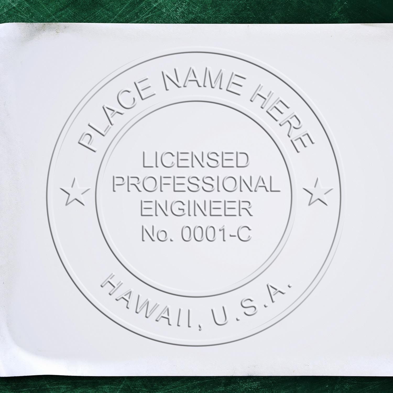 Hybrid Hawaii Engineer Seal | Engineering Seals & Stamps