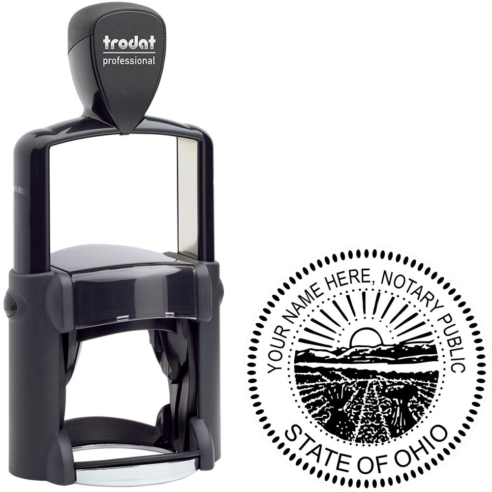 Heavy-Duty Round Ohio Notary Stamp | Notary Public Supply