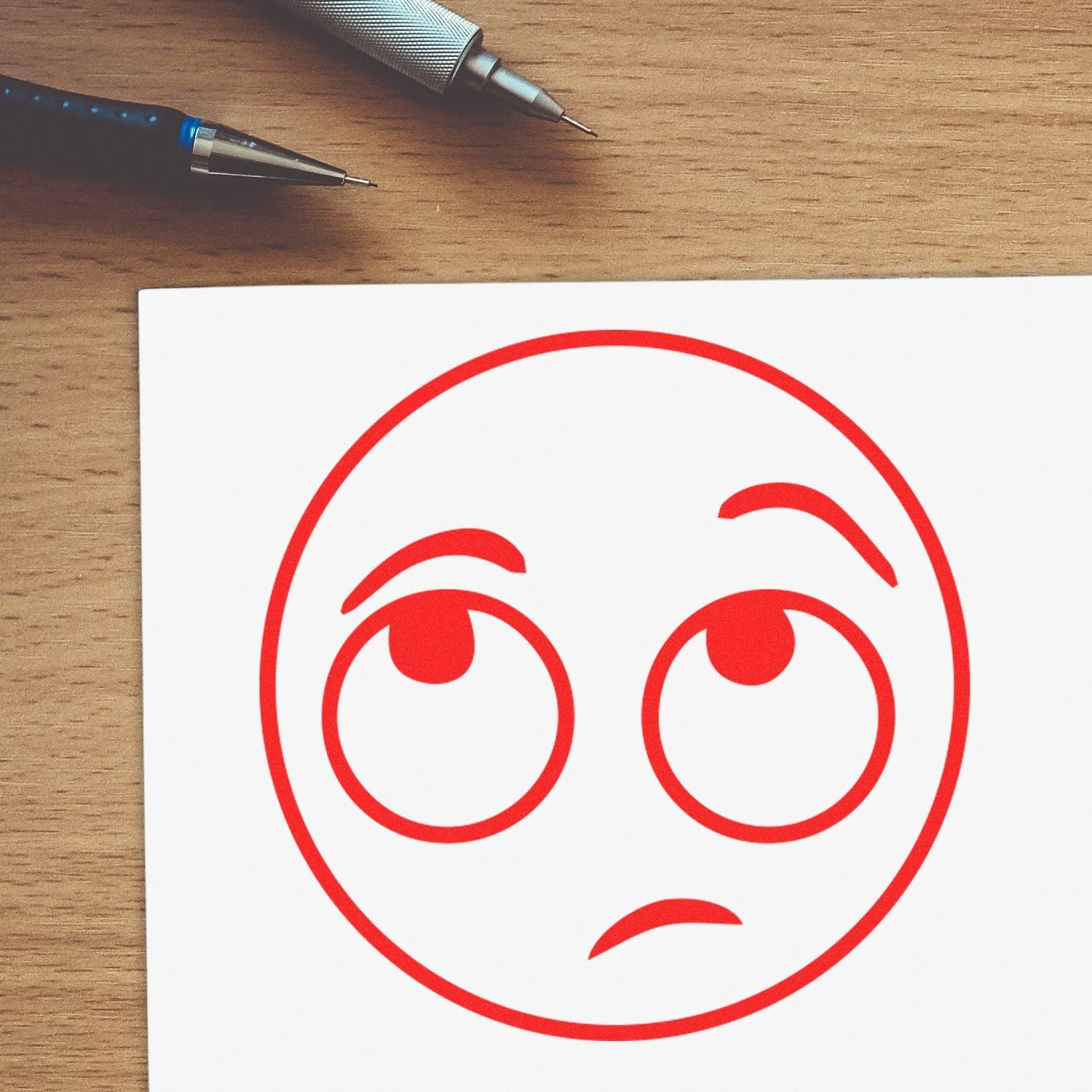 Self-Inking Round Whatever Smiley Stamp | Teacher Stamps | Engineer ...