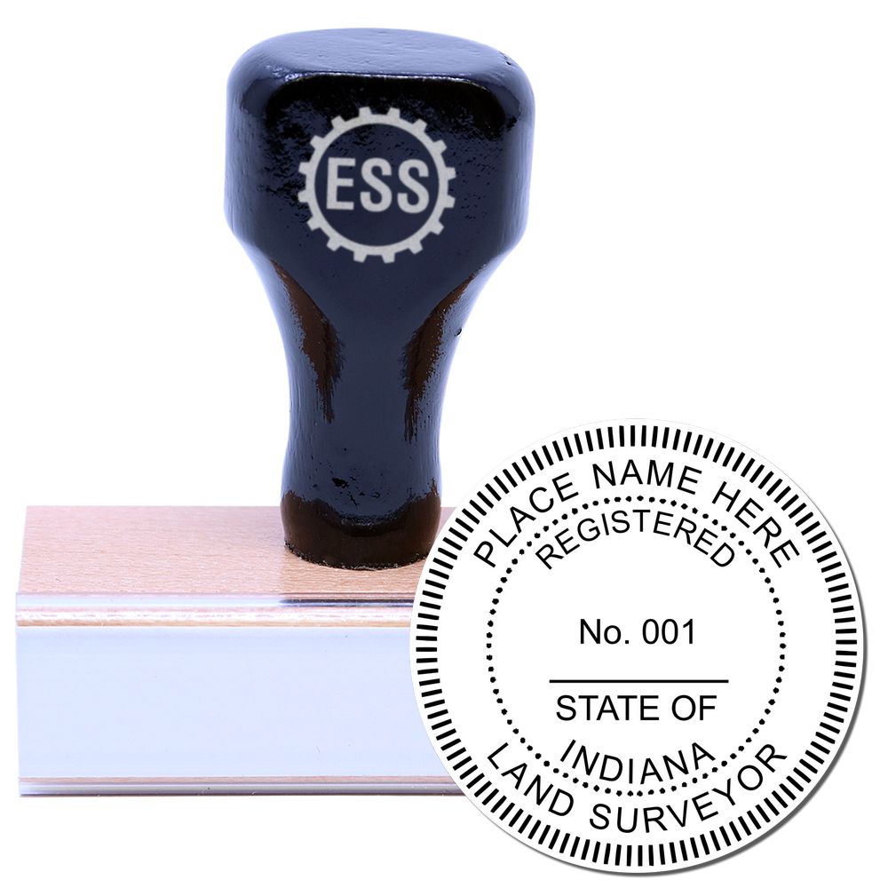 Indiana Land Surveyor Seal Stamp, IN PLS Stamp | Engineer Seal Stamps