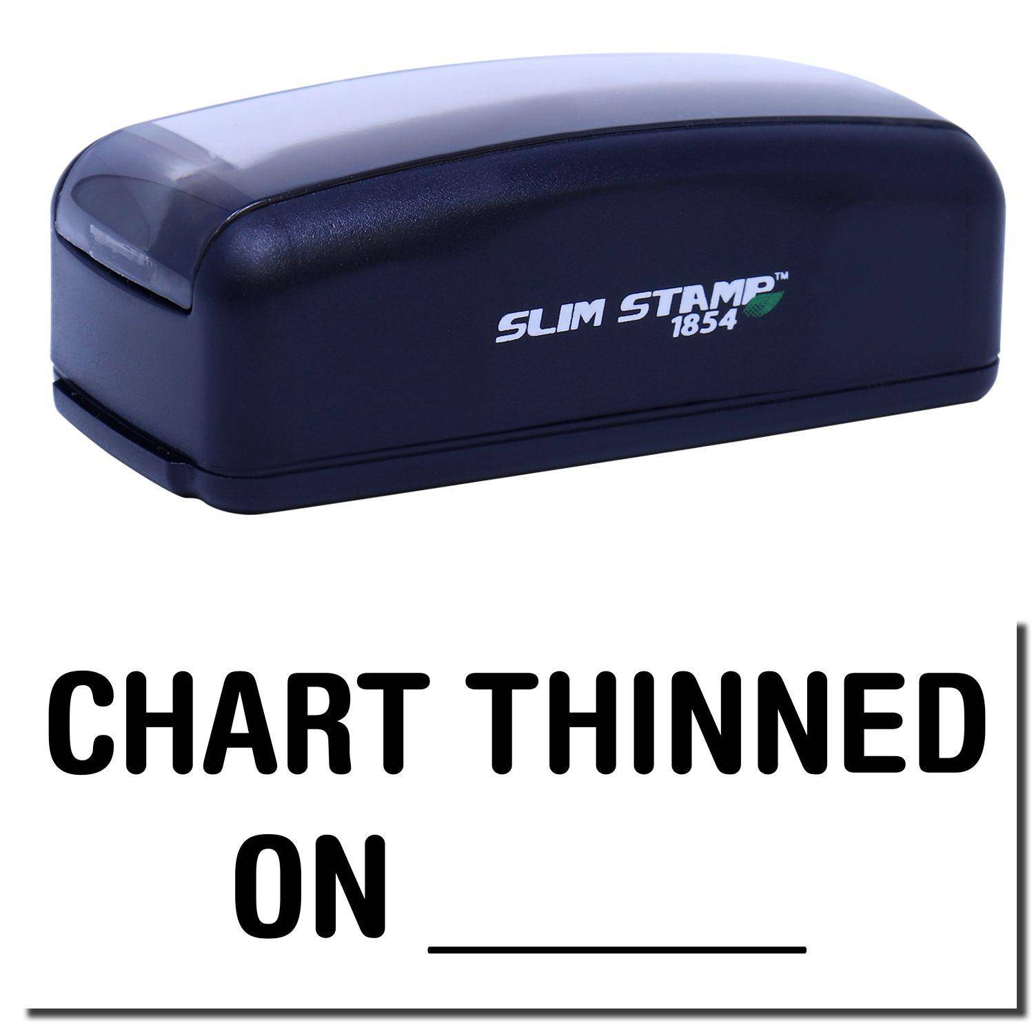 Large Pre-Inked Chart Thinned On ____ Stamp | Engineer Seal Stamps