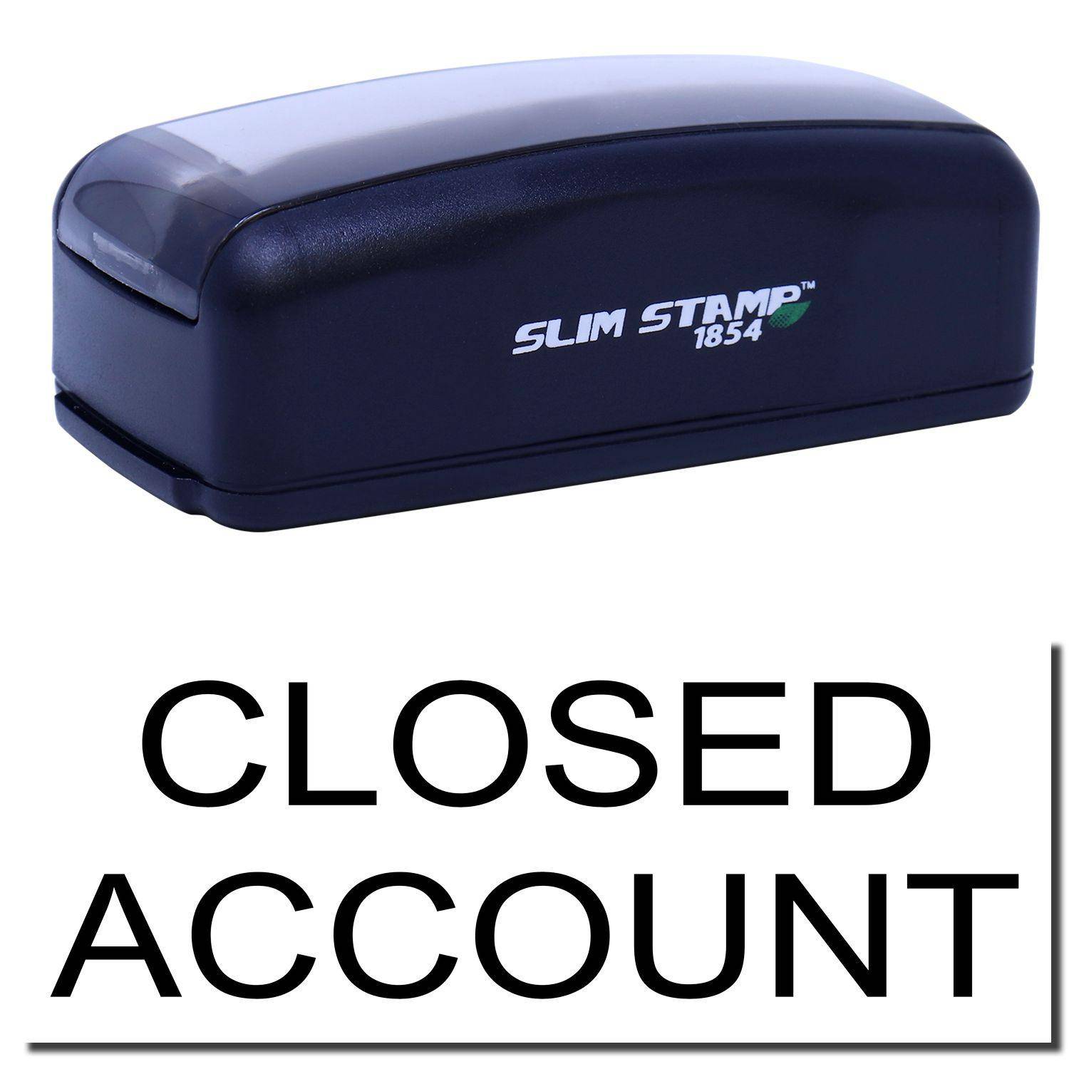 Large Pre-Inked Closed Account Stamp | Engineer Seal Stamps