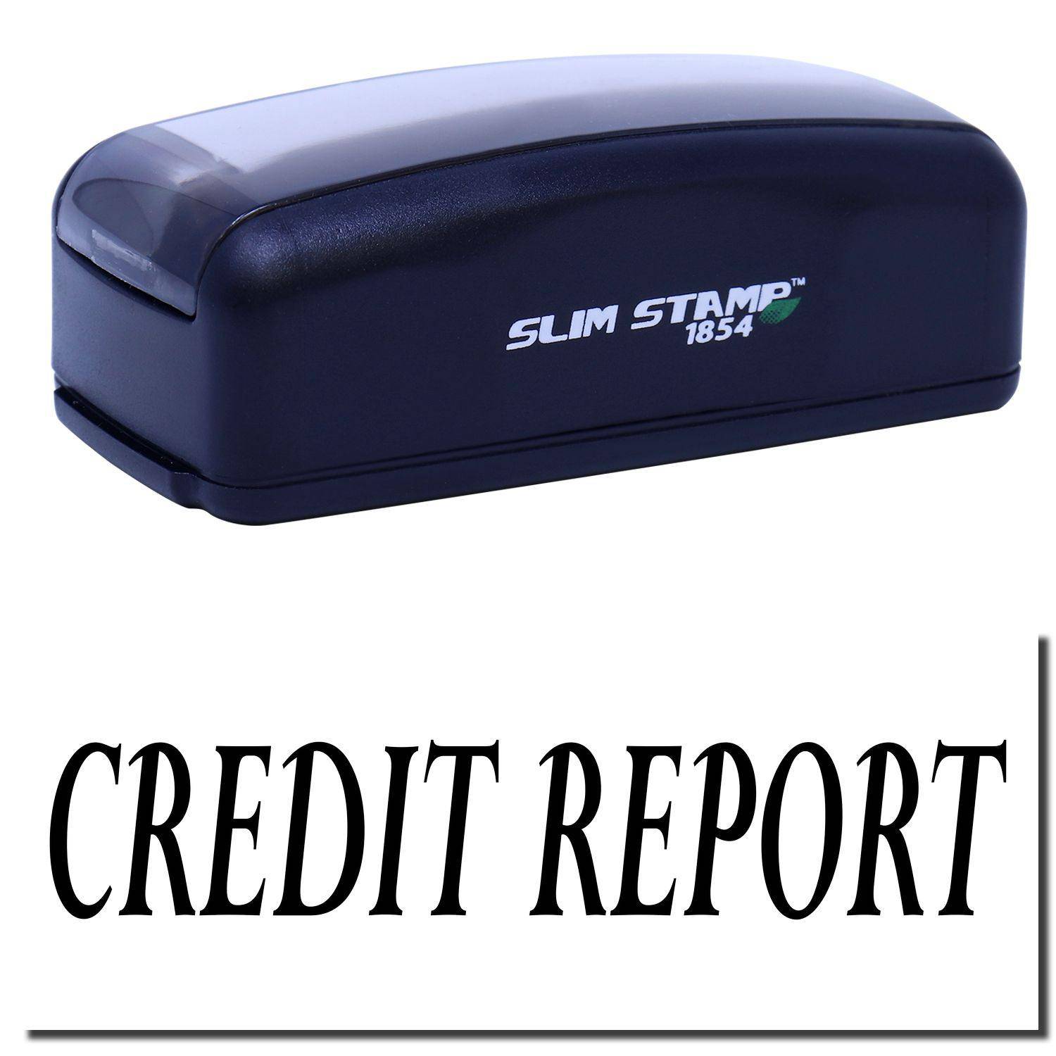 Large Pre-Inked Credit Report Stamp | Engineer Seal Stamps