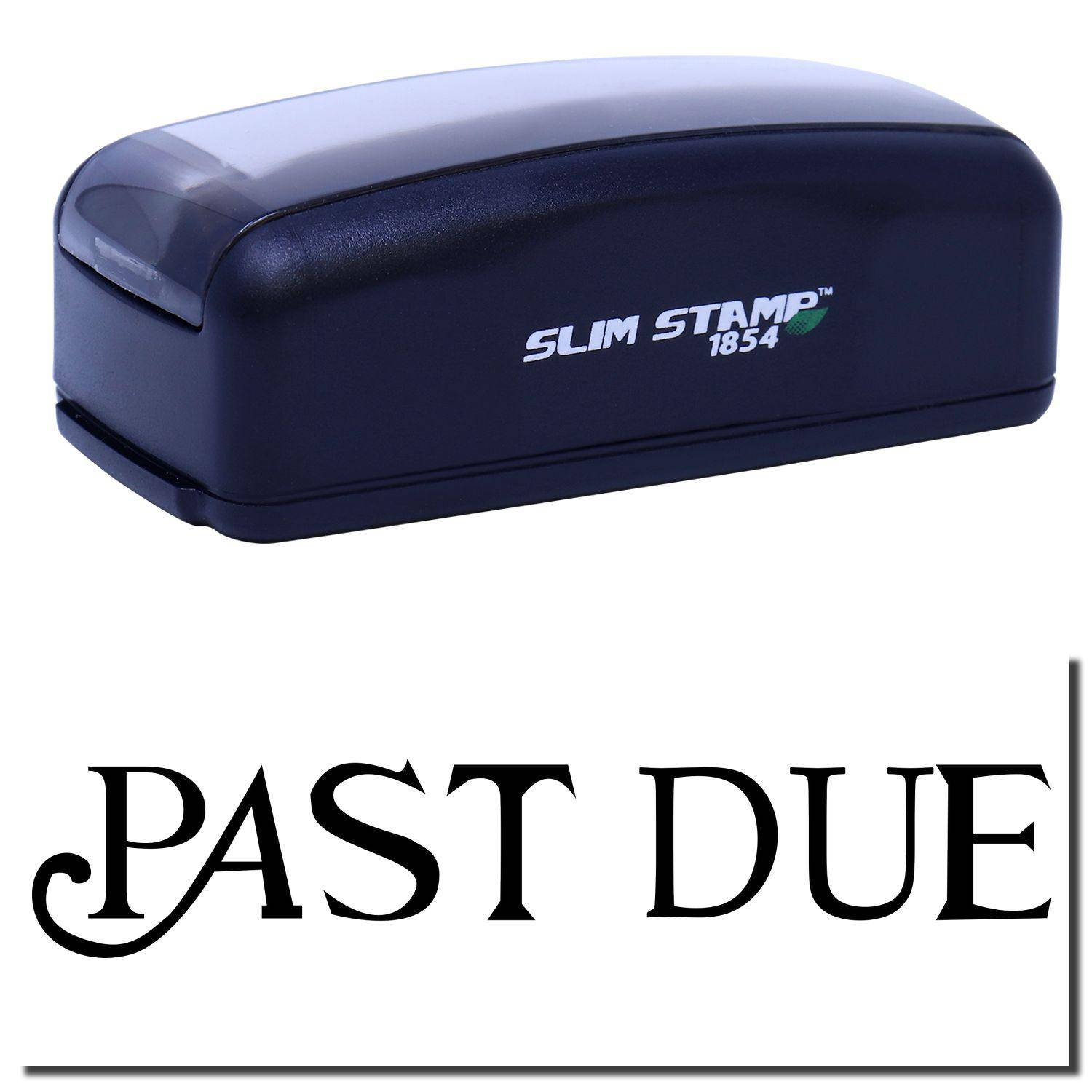 Large Pre-Inked Curley Past Due Stamp | Engineer Seal Stamps