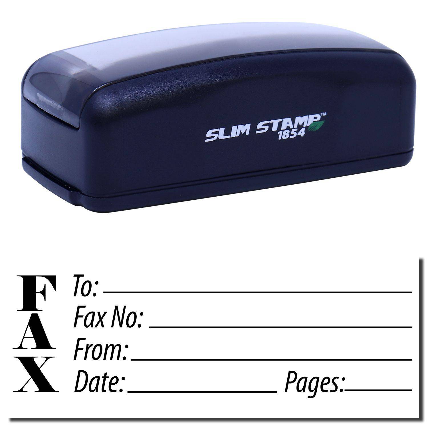 Large Pre-Inked Fax Stamp | Engineer Seal Stamps