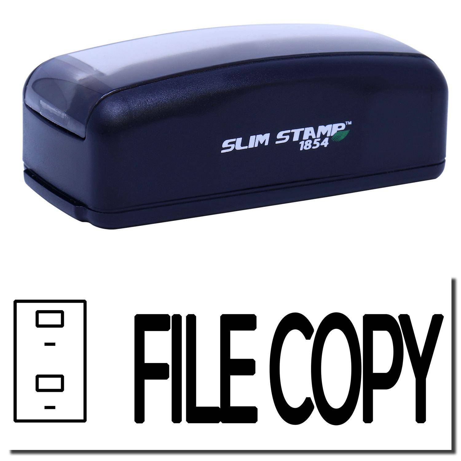 Large Pre-Inked File Copy with Drawer Stamp | Engineer Seal Stamps