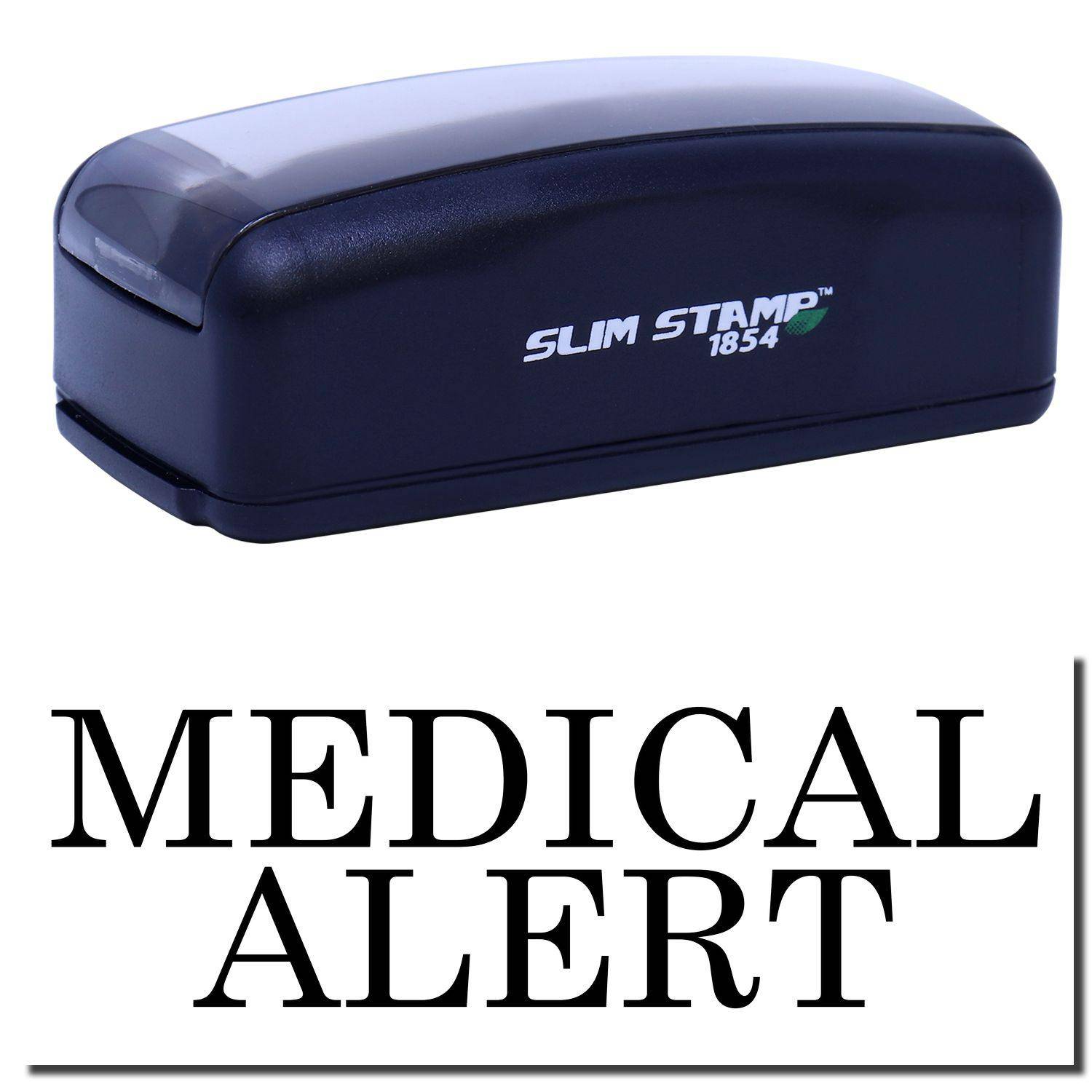 Large Pre-Inked Medical Alert Stamp | Engineer Seal Stamps