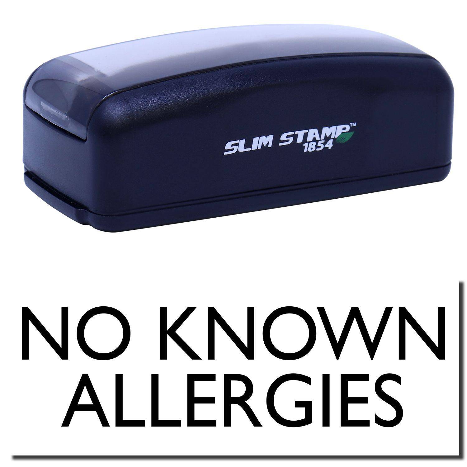 Large Pre-Inked No Known Allergies Stamp | Engineer Seal Stamps